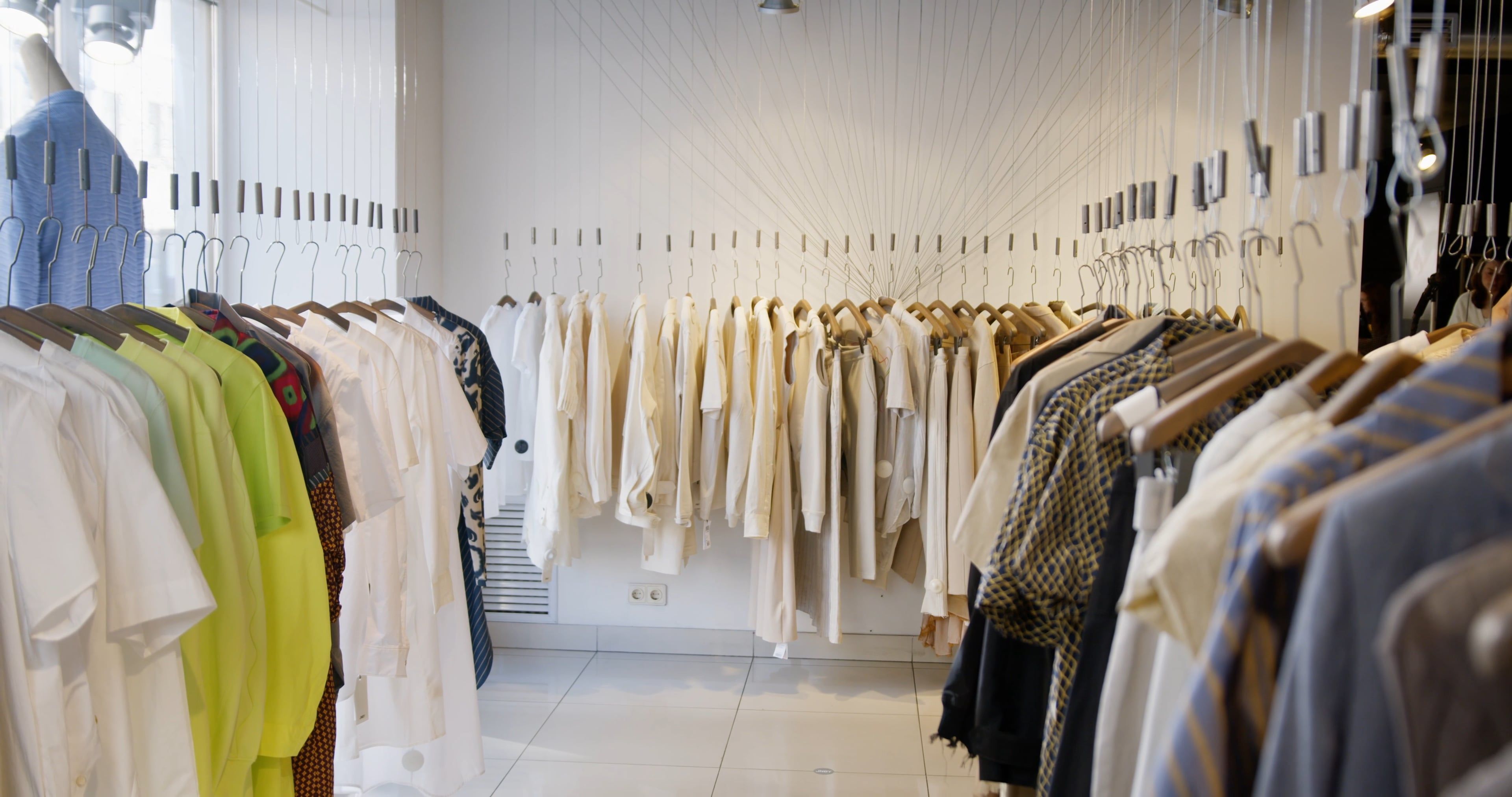 Various Clothing and Apparel at a Store · Free Stock Video
