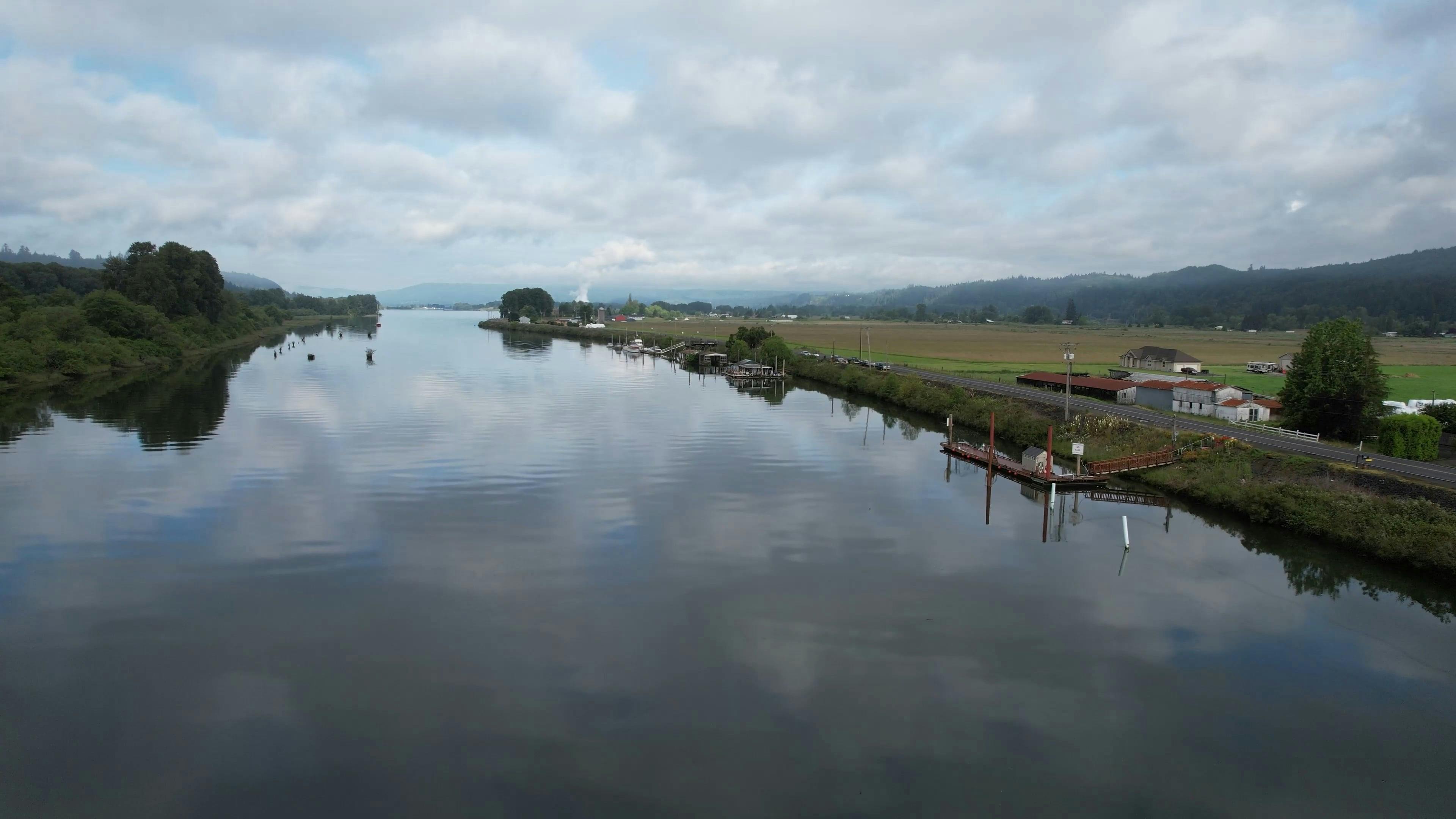 A View of Long Narrow Lake Free Stock Video Footage, Royalty-Free 4K ...