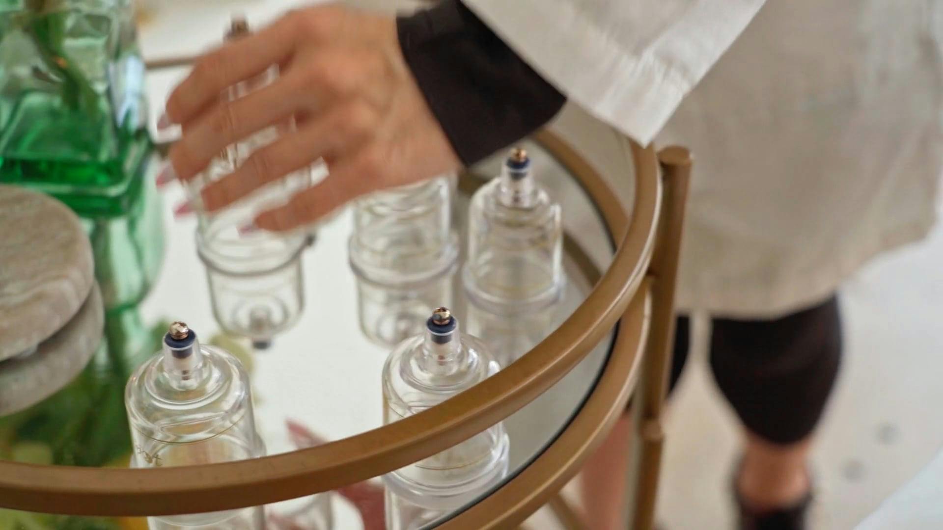 Patient Getting a Cupping Therapy · Free Stock Video