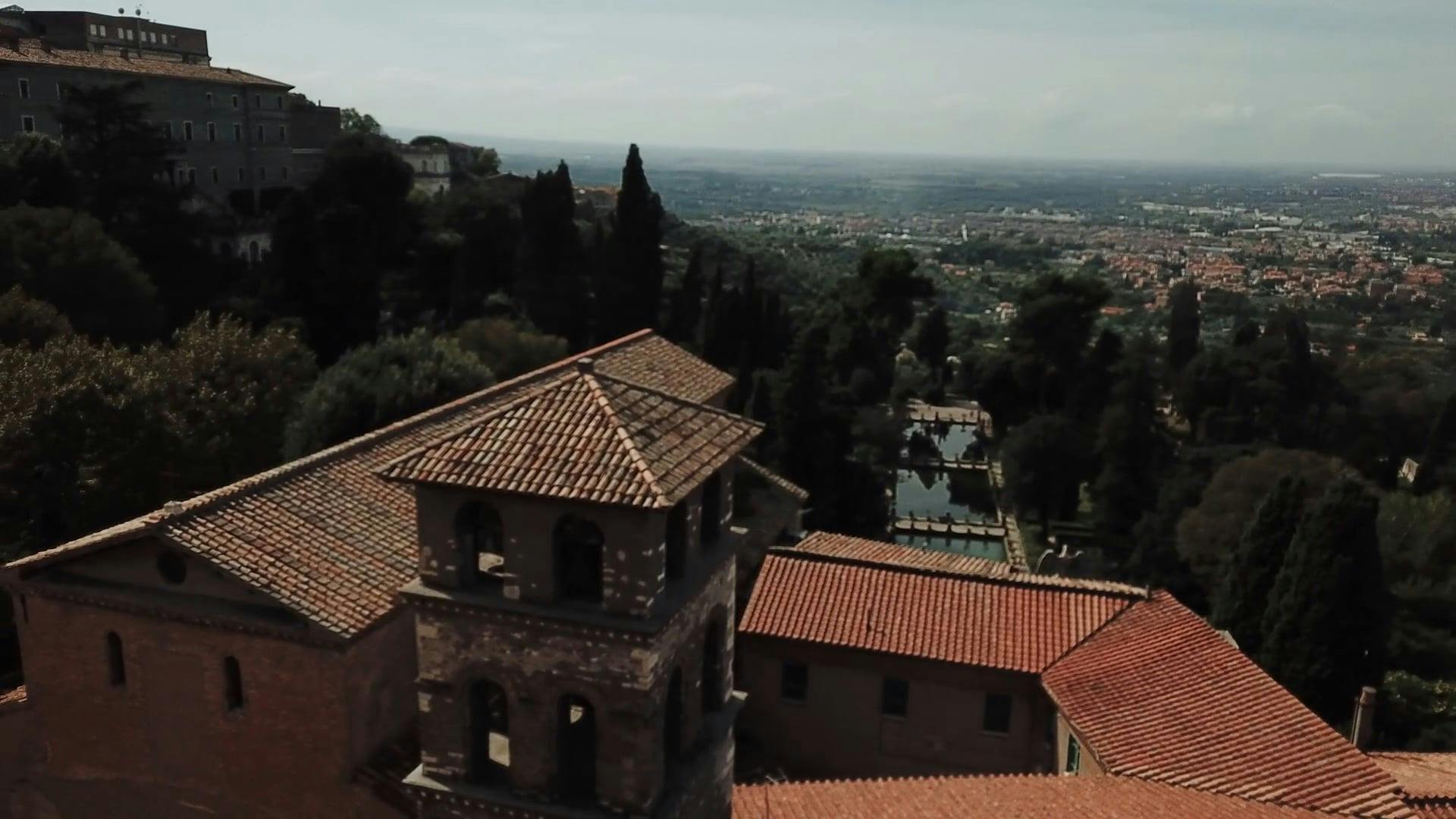 Drone Footage of a Building in Rome Free Stock Video Footage, Royalty ...