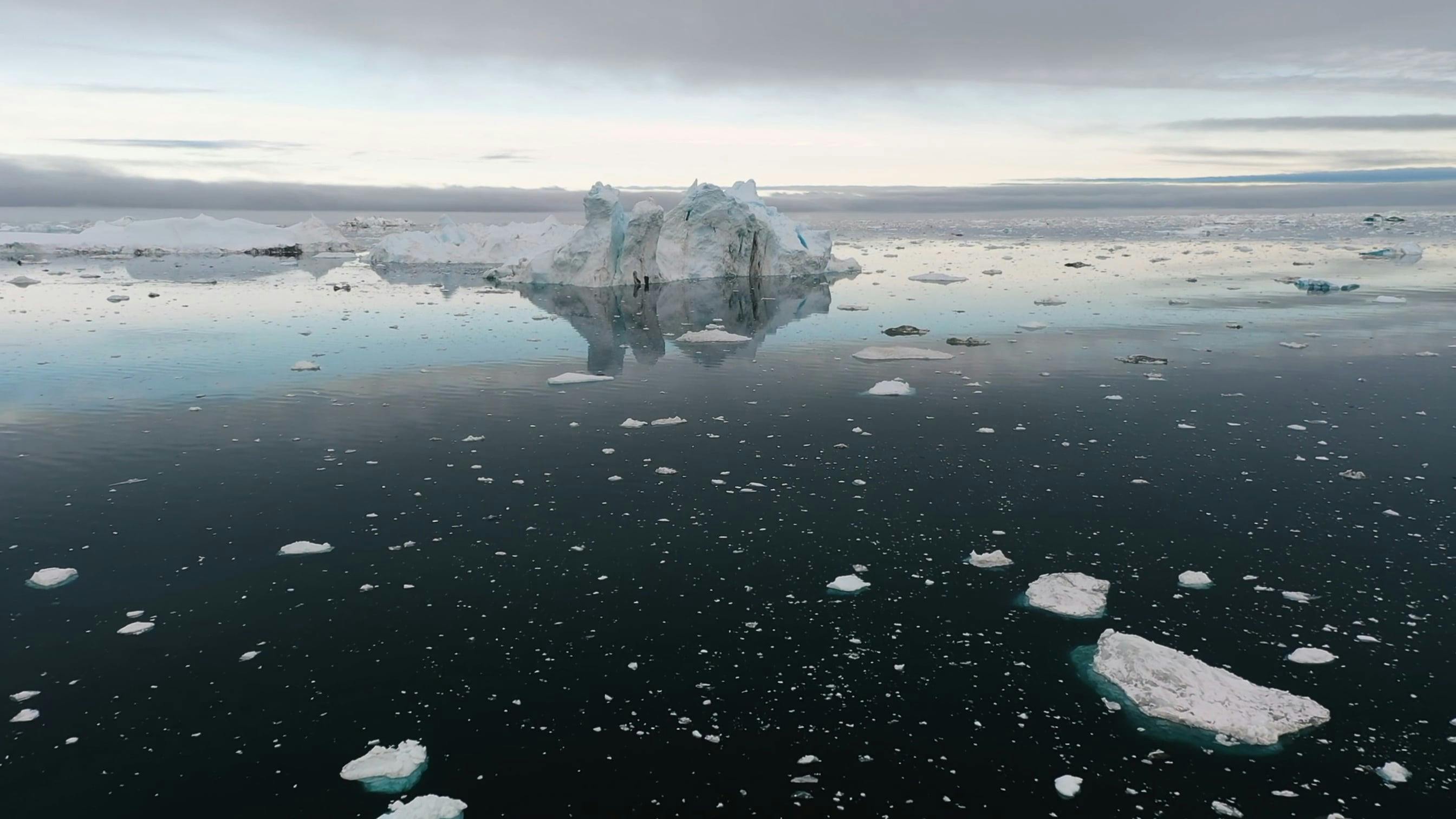 Drone Footage of an Iceberg Free Stock Video Footage, Royalty-Free 4K ...