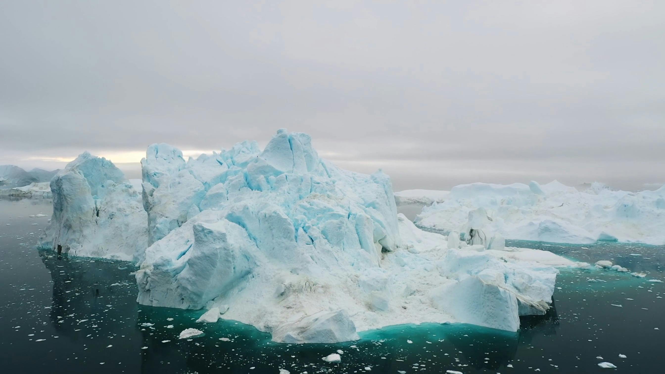 Drone Footage of an Arctic Landform Free Stock Video Footage, Royalty ...