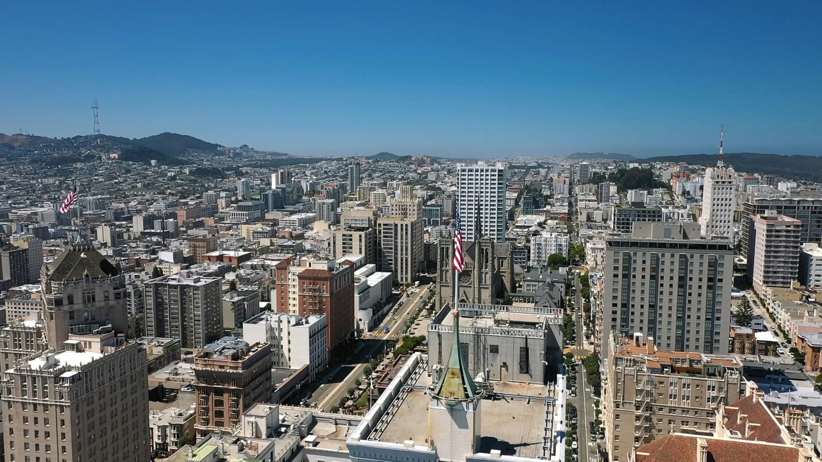 Drone Footage of Buildings · Free Stock Video