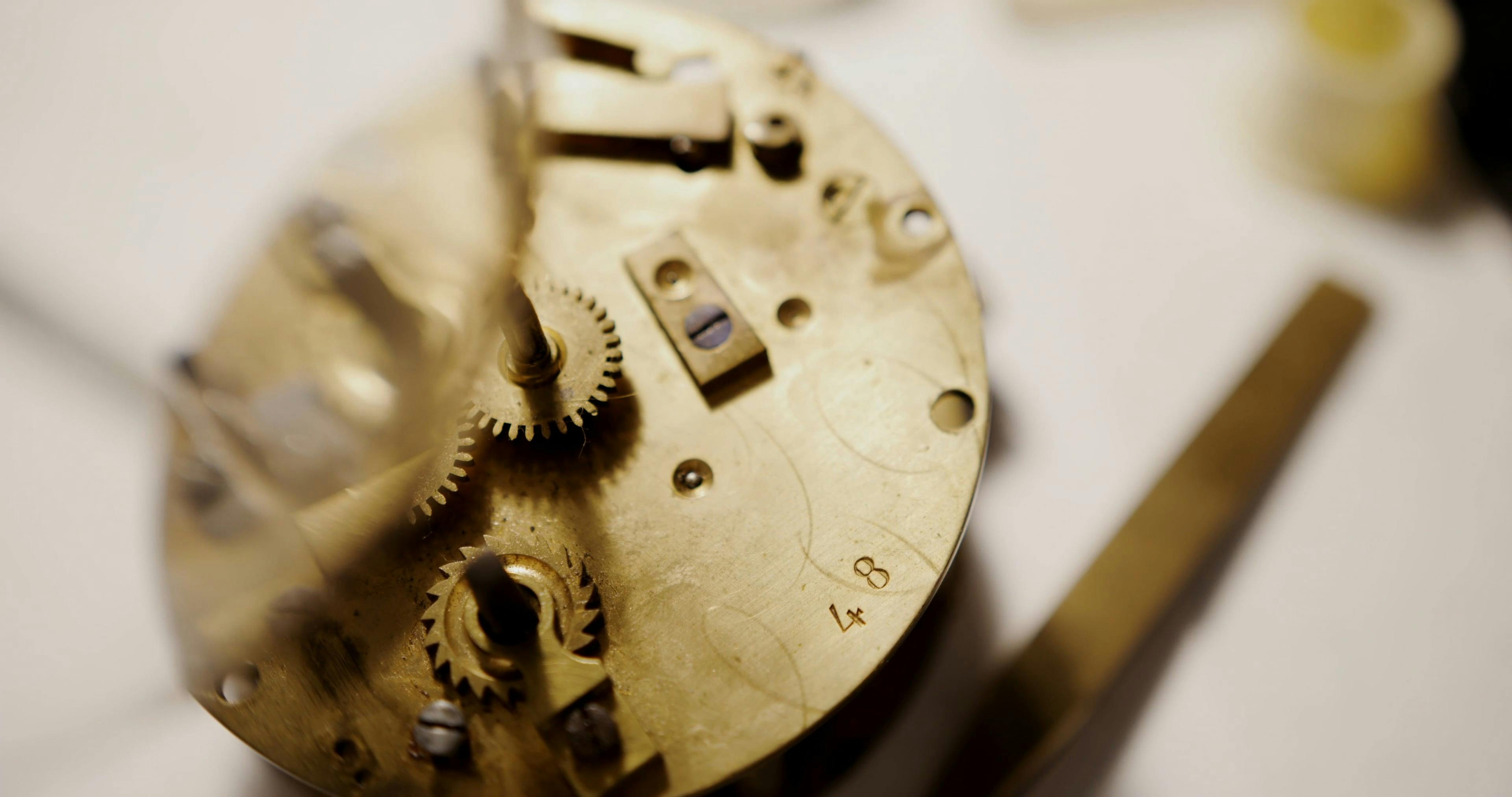 Internal Parts of a Watch Free Stock Video Footage, Royalty-Free 4K ...