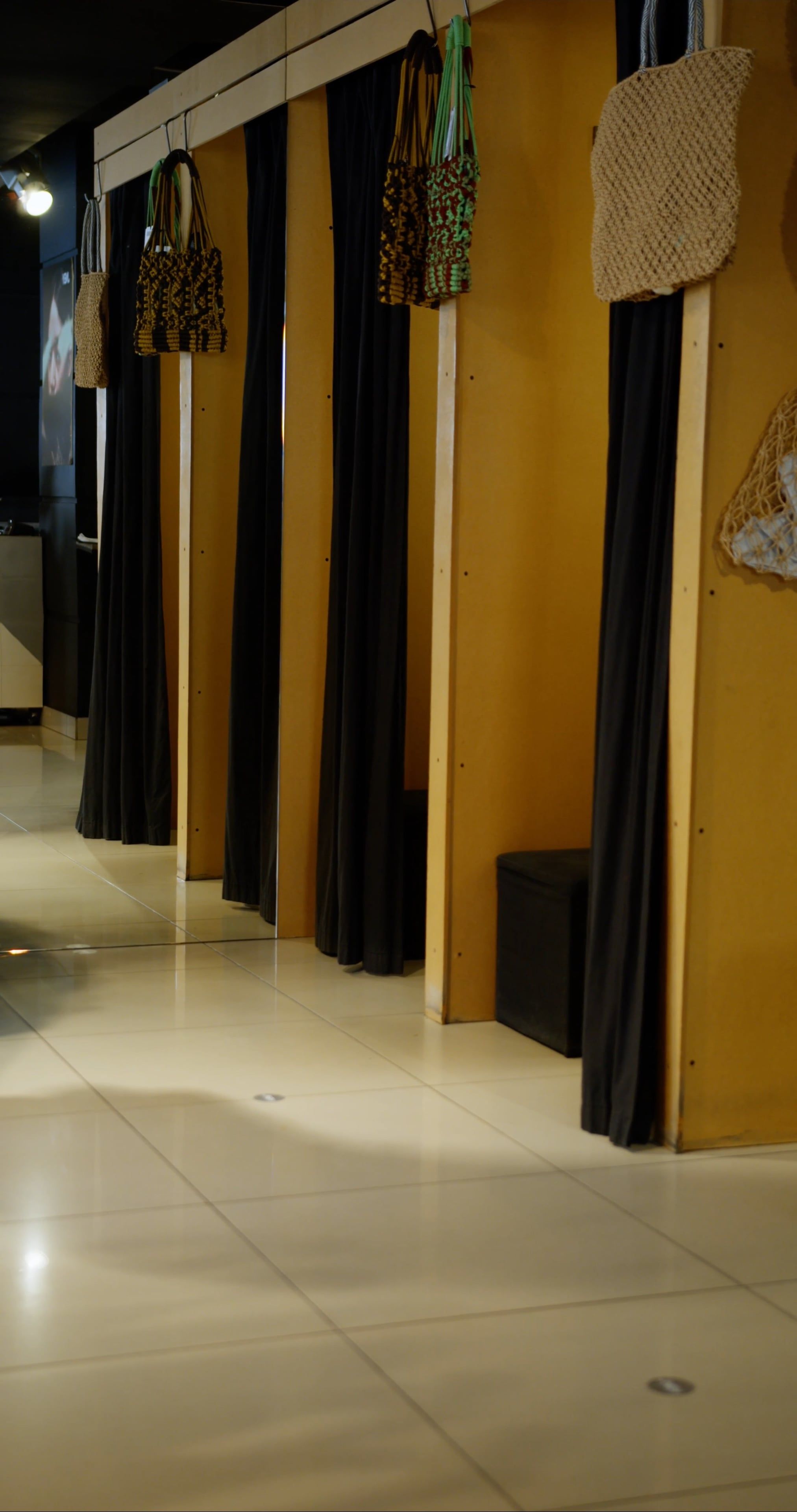 Women Entering a Fitting Room · Free Stock Video