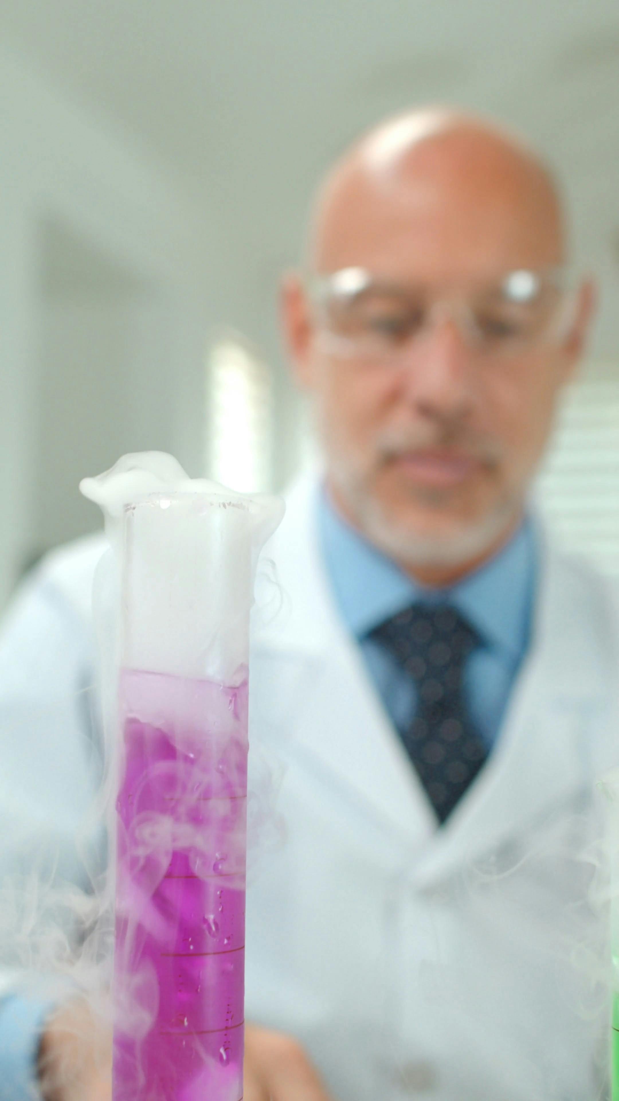 A Scientist Observing An Experiment Free Stock Video Footage, Royalty ...