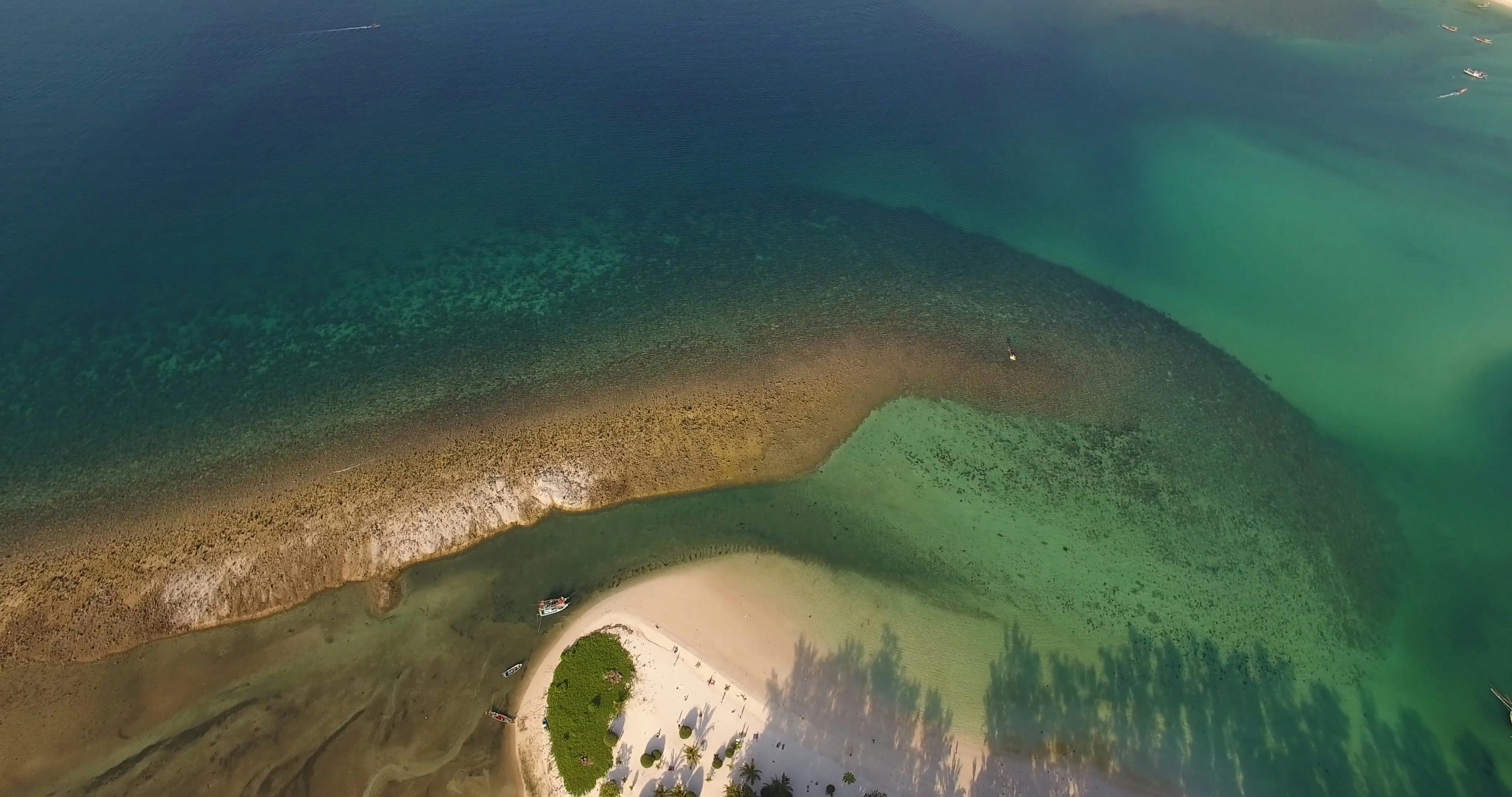 Drone Shot of an Island · Free Stock Video