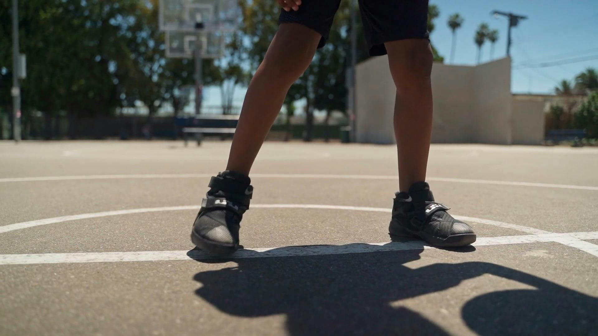 Cropped Feet of Guys Playing Basketball · Free Stock Video