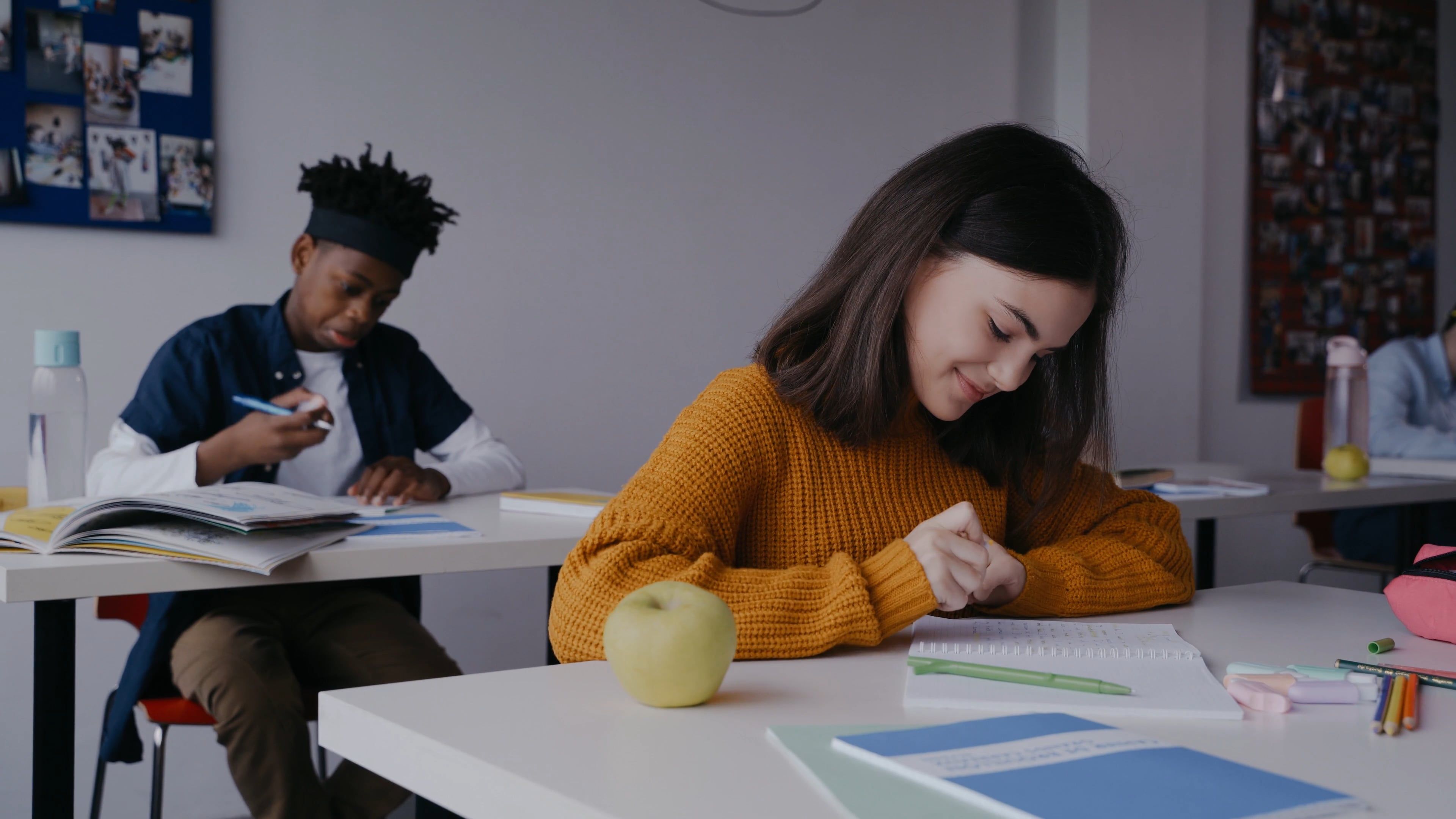 Students Inside a Classroom · Free Stock Video