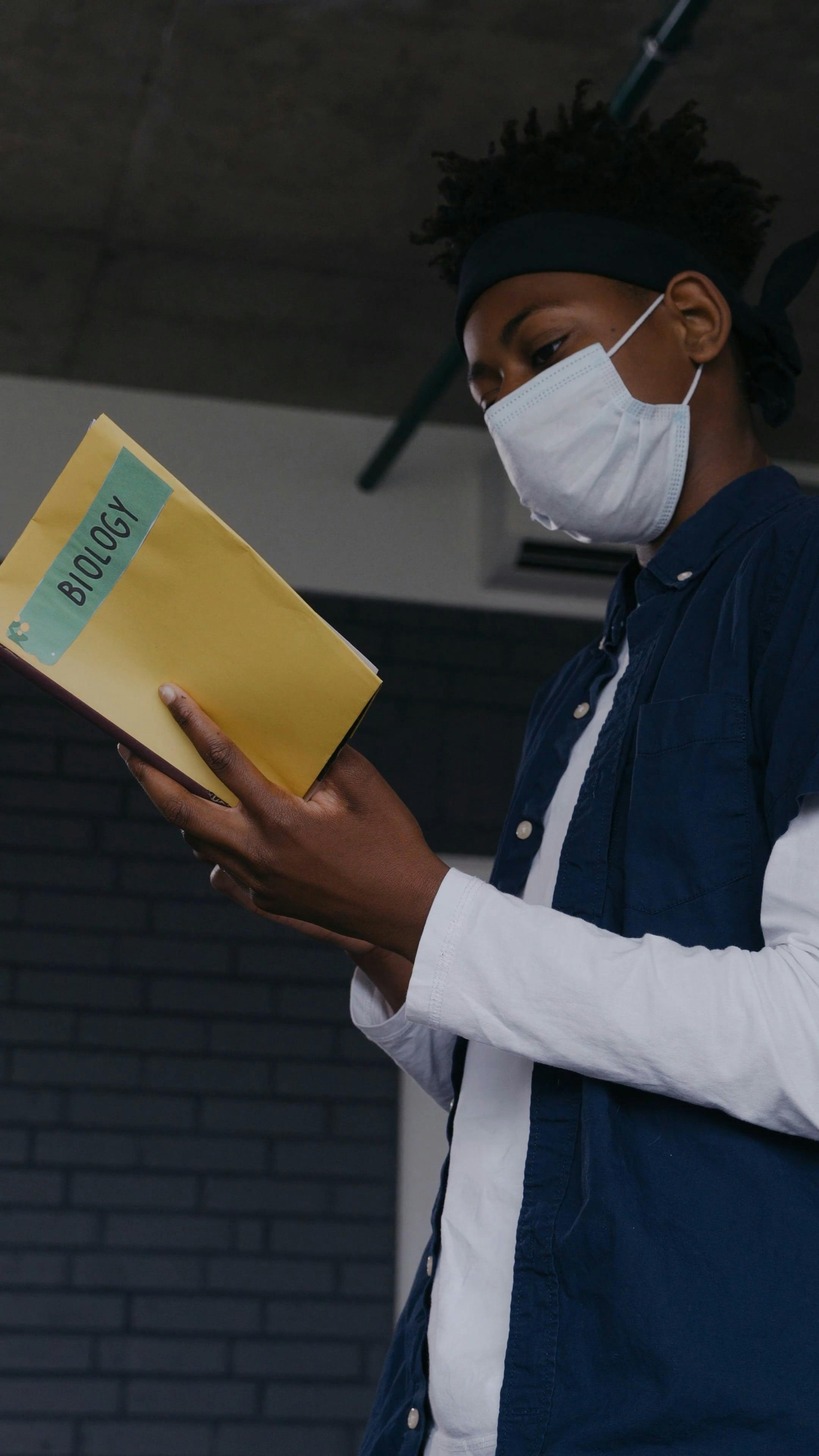 A Student Reciting in a Classroom · Free Stock Video