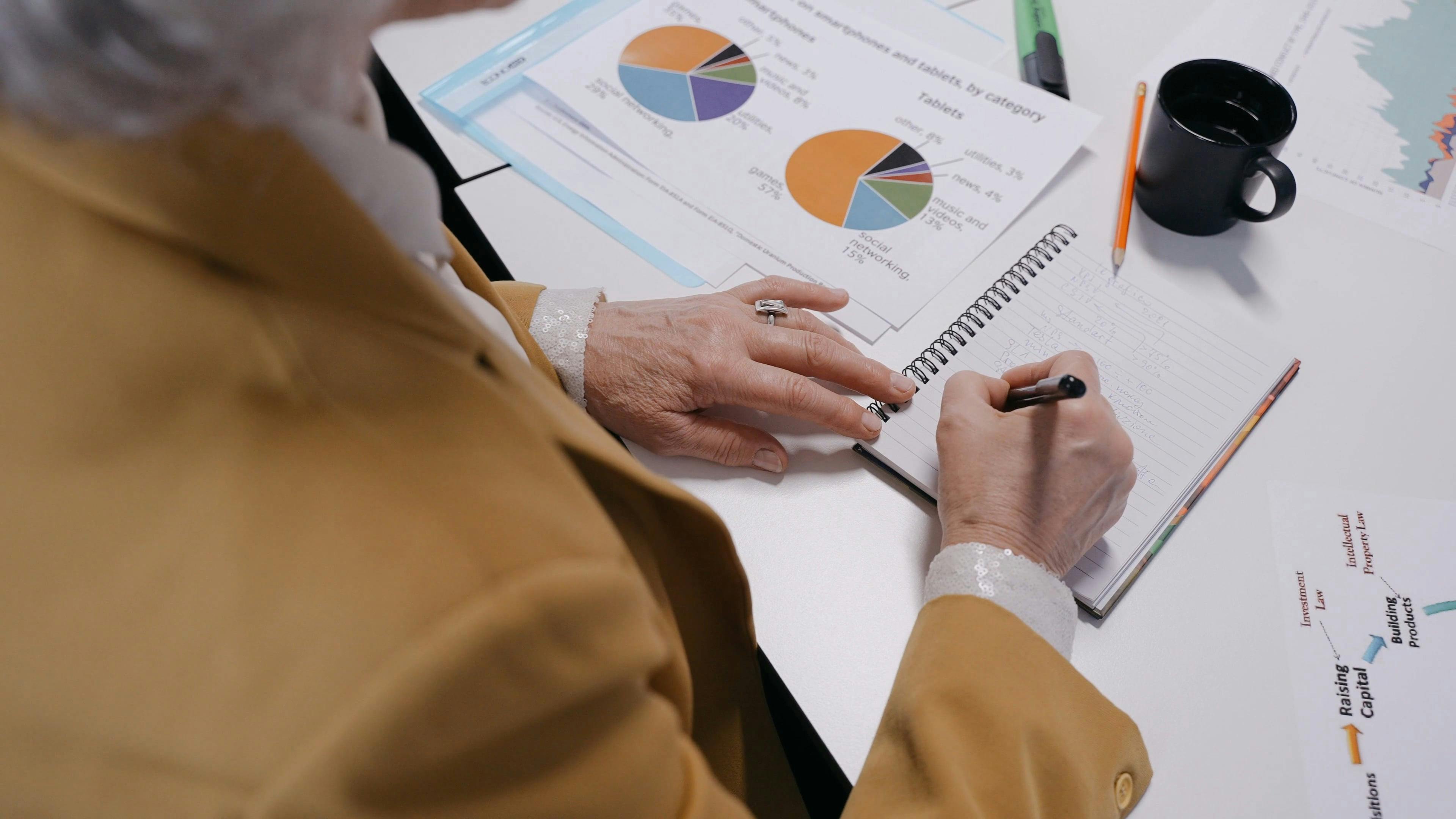 Person Taking Notes Free Stock Video Footage, Royalty-Free 4K & HD ...