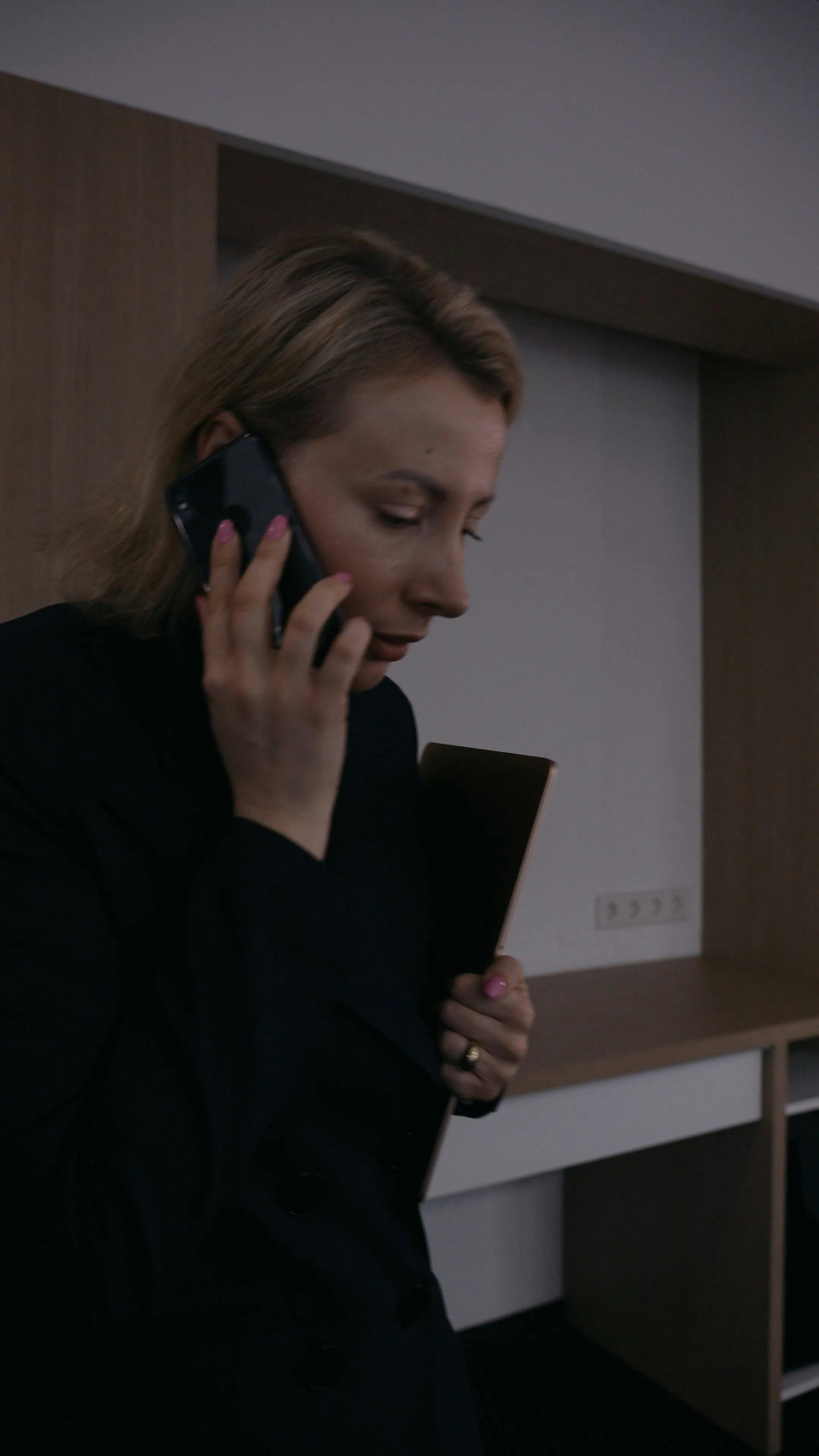 Bored Woman Browsing On The Phone · Free Stock Video