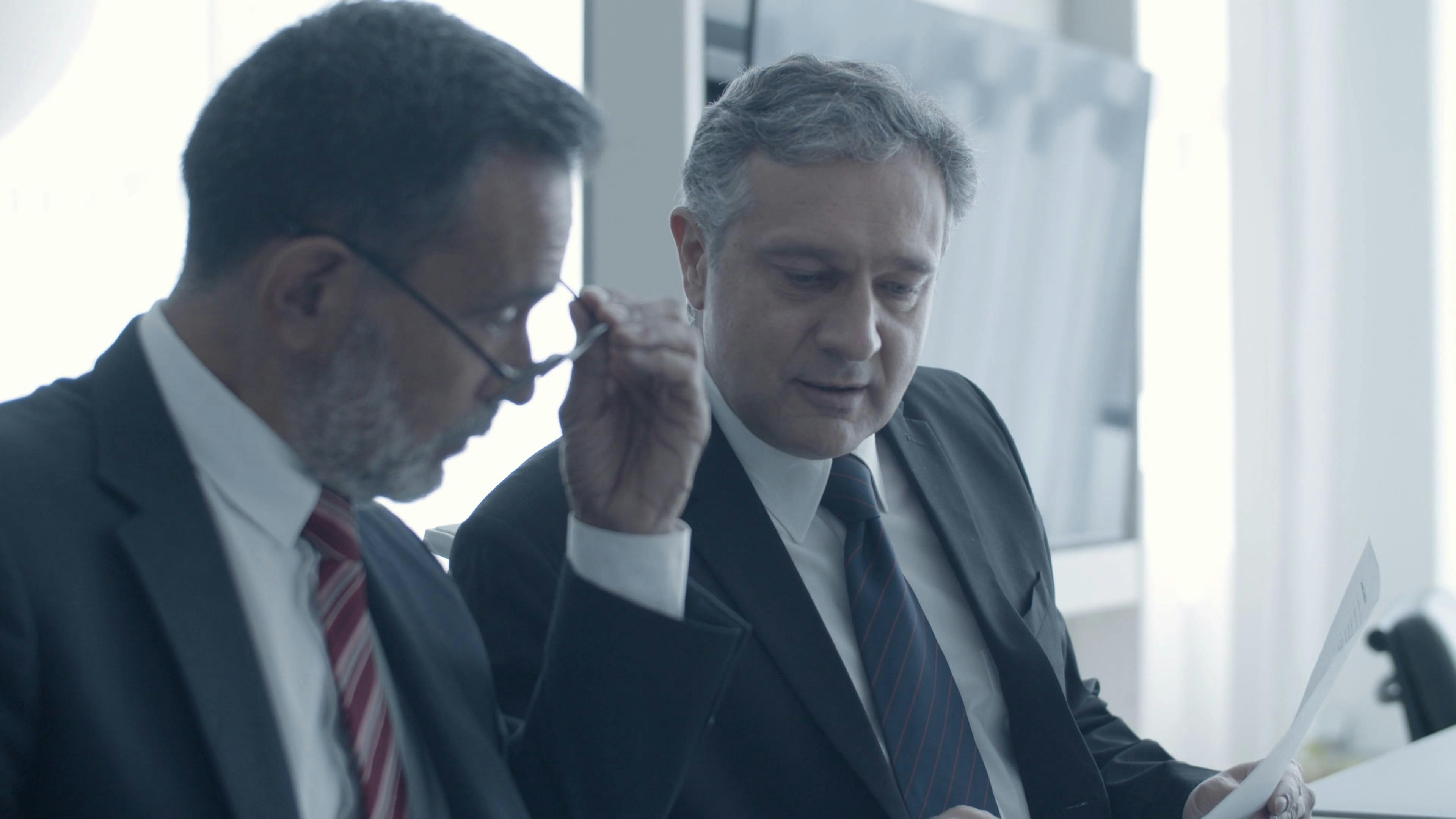 Businessmen Discussing a Document Free Stock Video Footage, Royalty ...