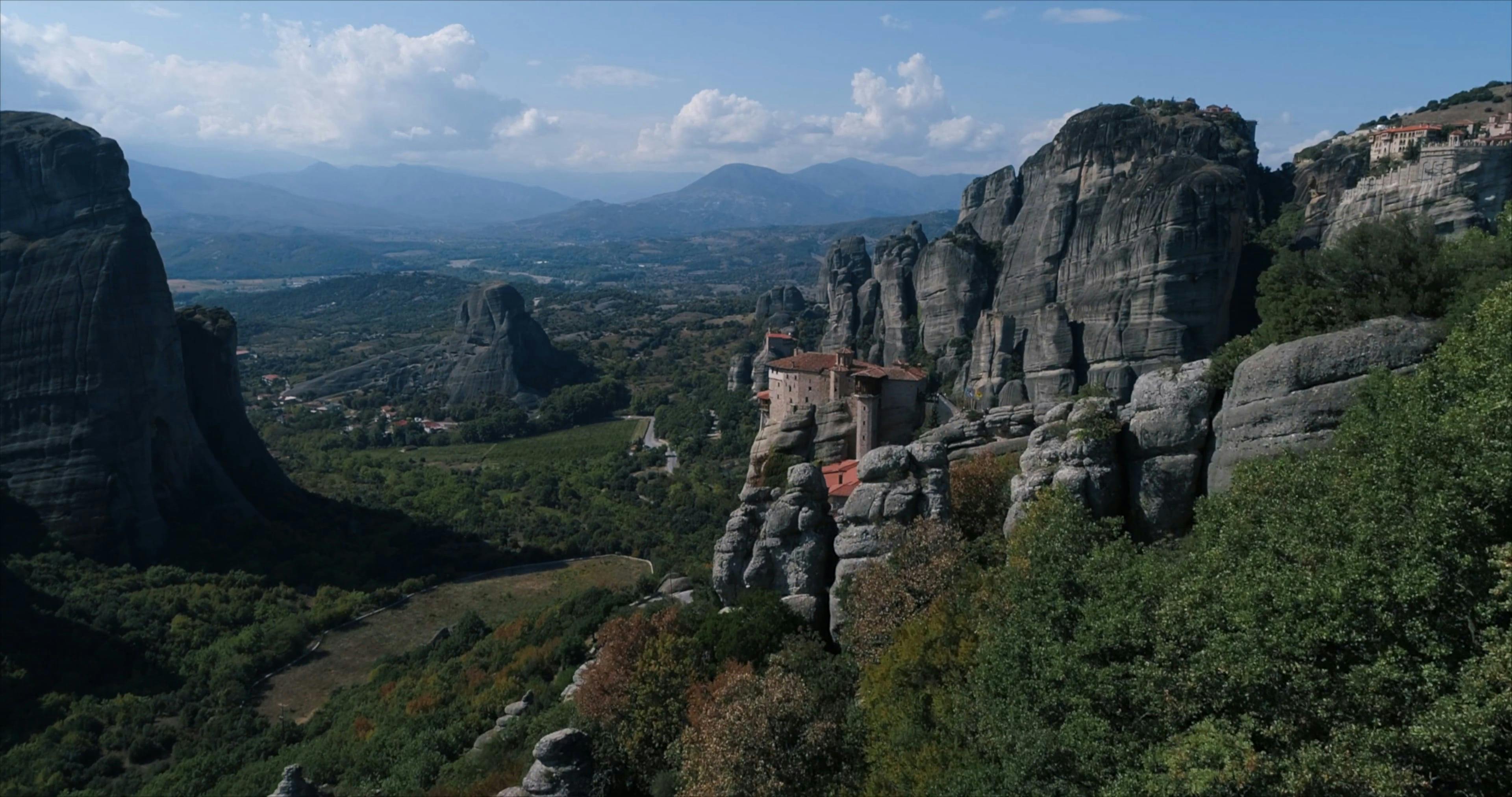 Drone Footage of a Landscape Free Stock Video Footage, Royalty-Free 4K ...