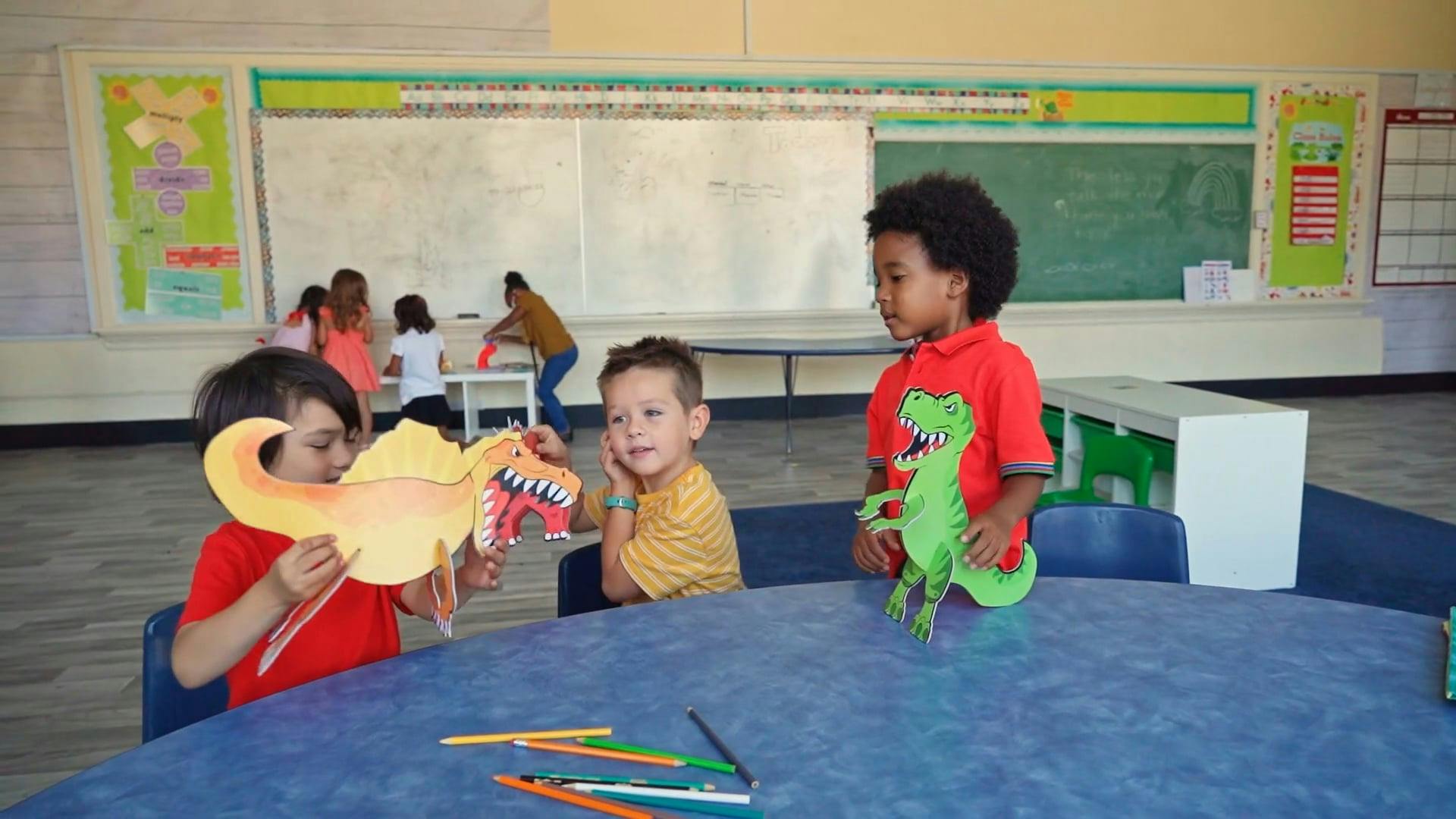 Little Children Playing in a Classroom Free Stock Video Footage ...