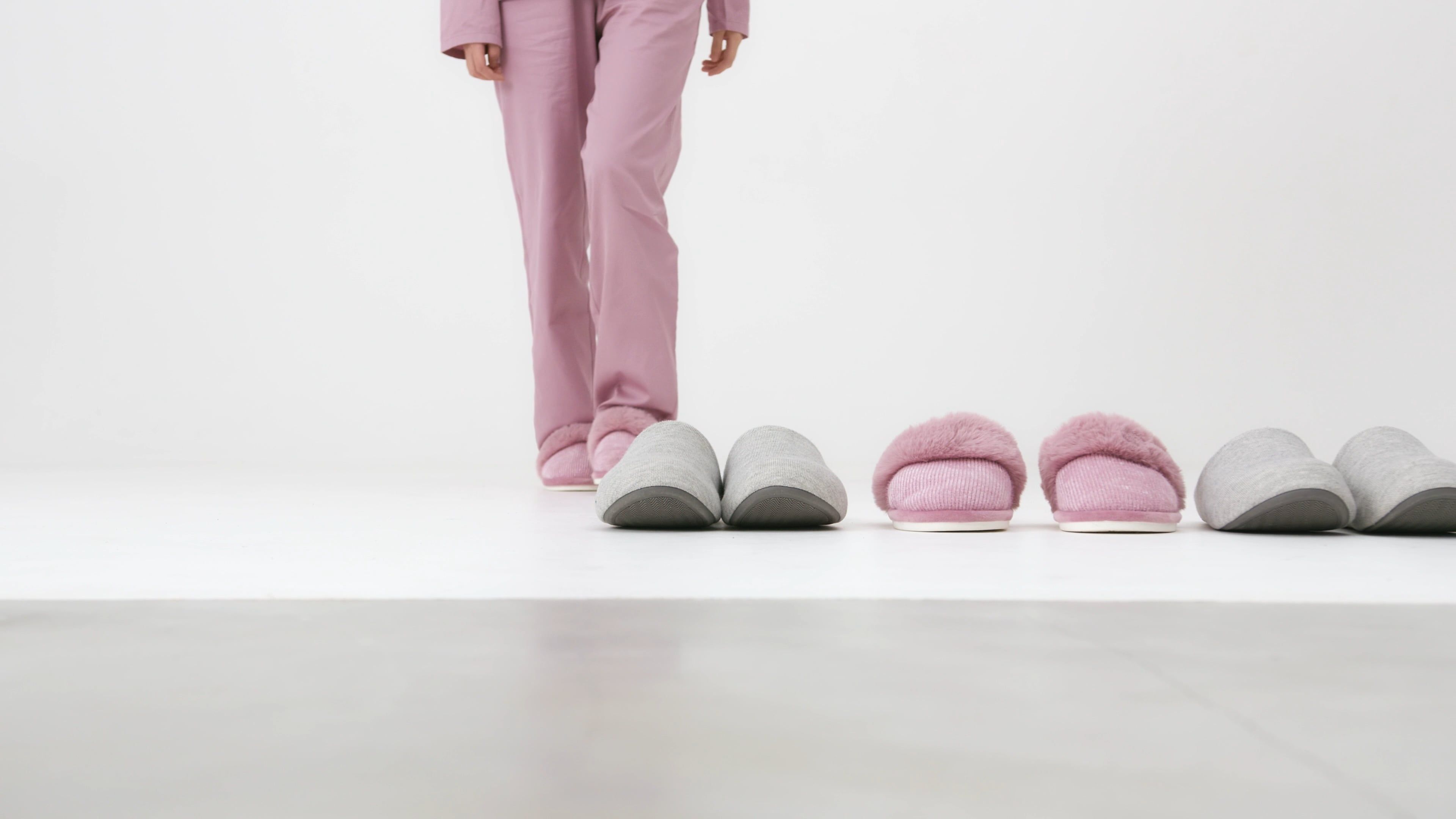 A Person Wearing House Slippers · Free Stock Video