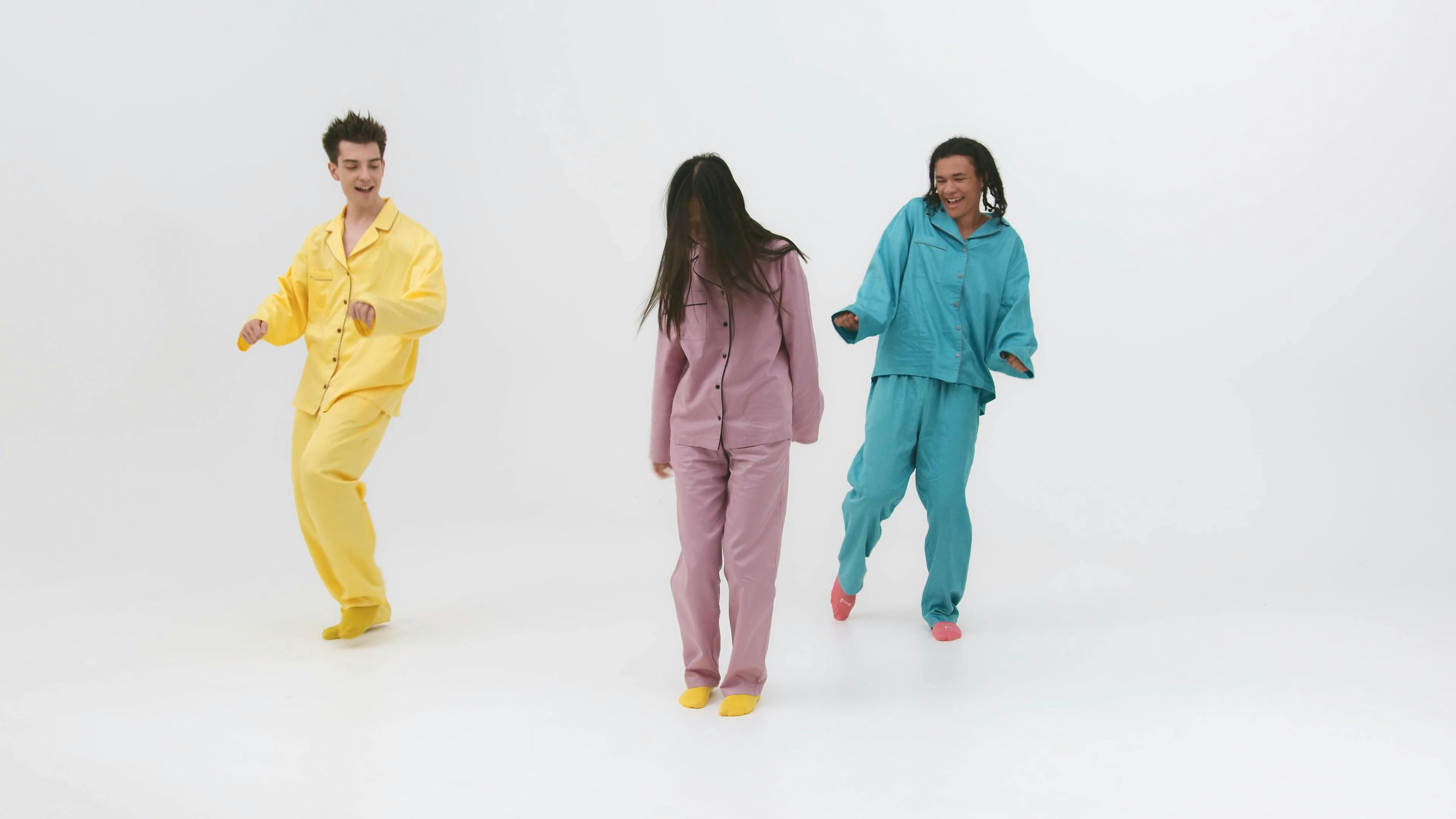 Models Dancing while Wearing Pajamas Free Stock Video Footage, Royalty ...