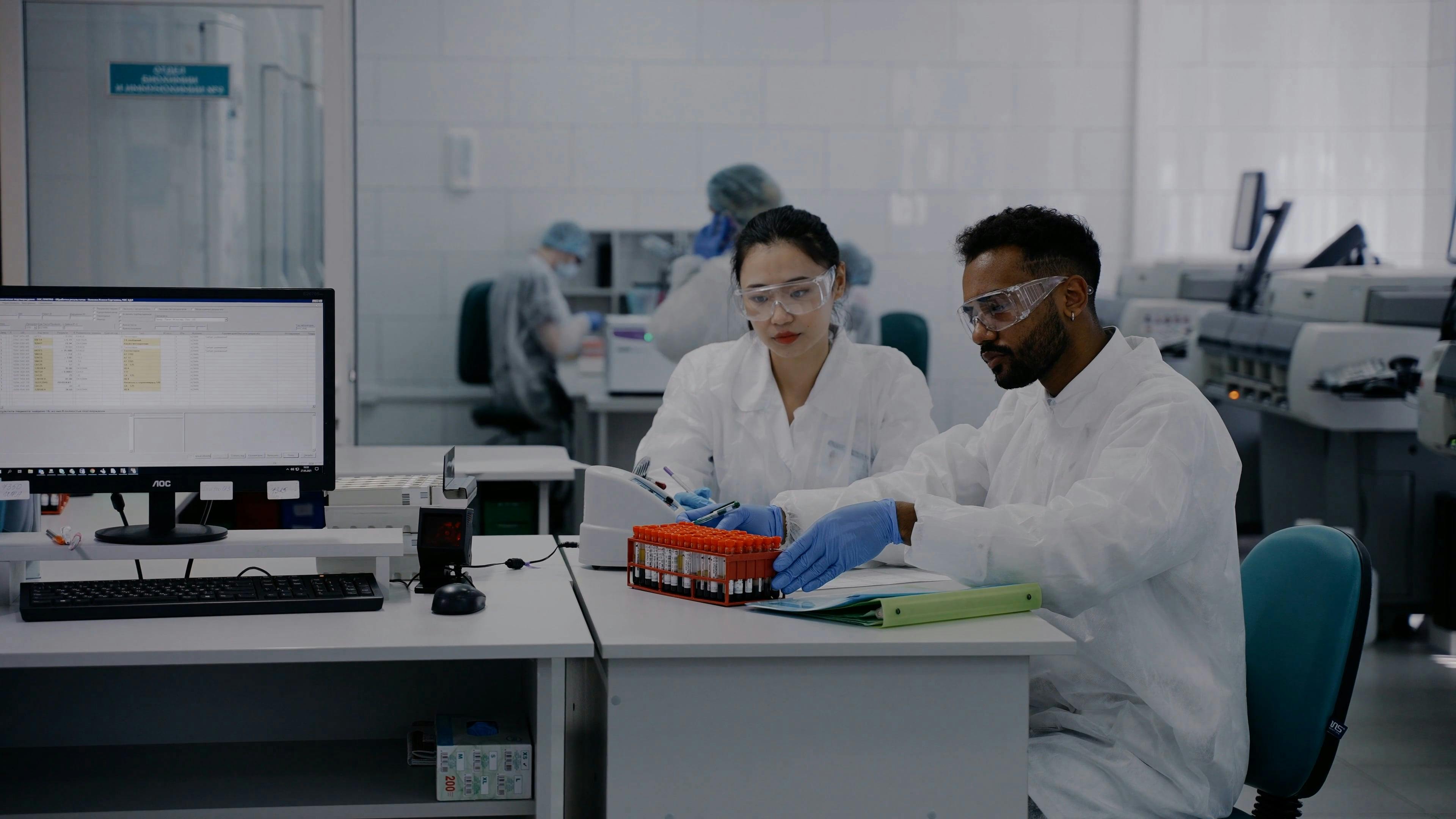 Scientists Analyzing the Samples Free Stock Video Footage, Royalty-Free ...