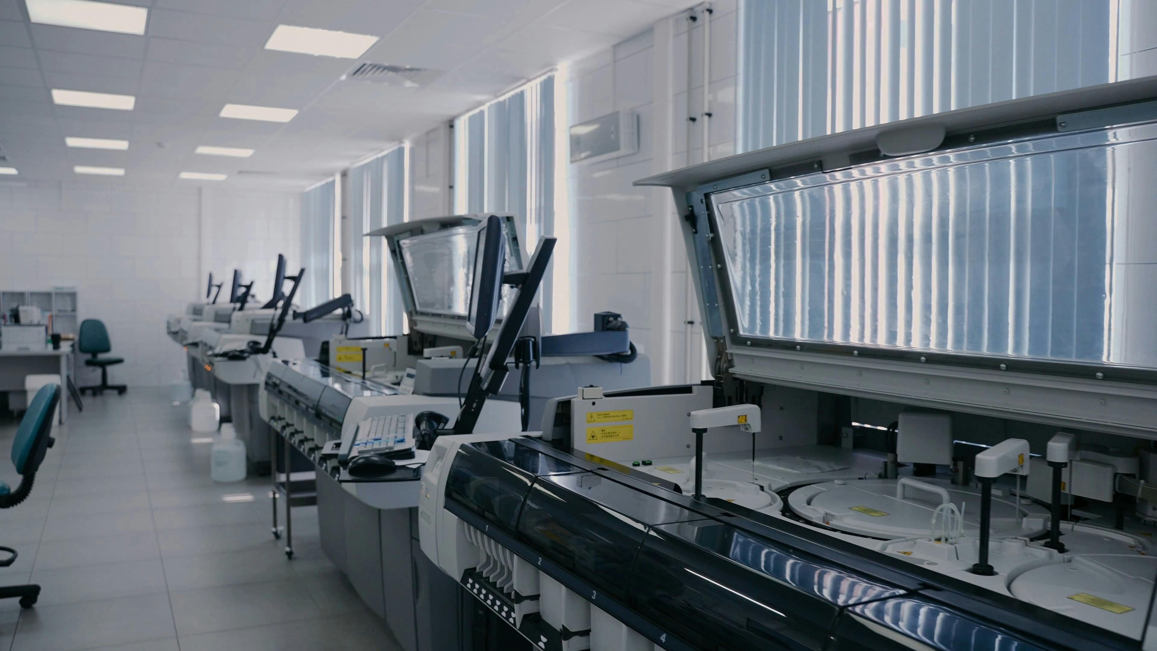 Automated Analysers in a Laboratory Free Stock Video Footage, Royalty ...