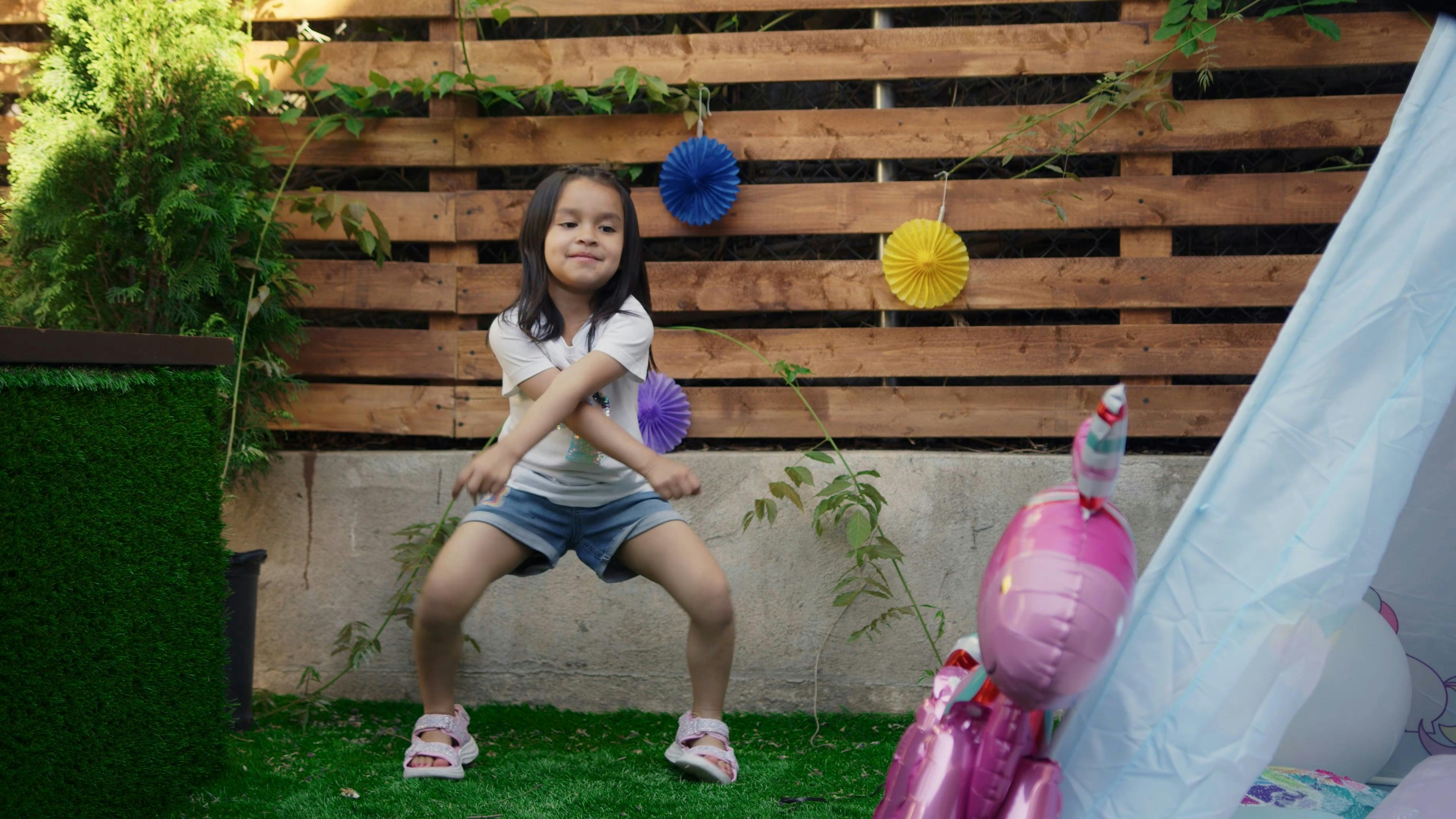 Little Girl Dancing · Free Stock Video