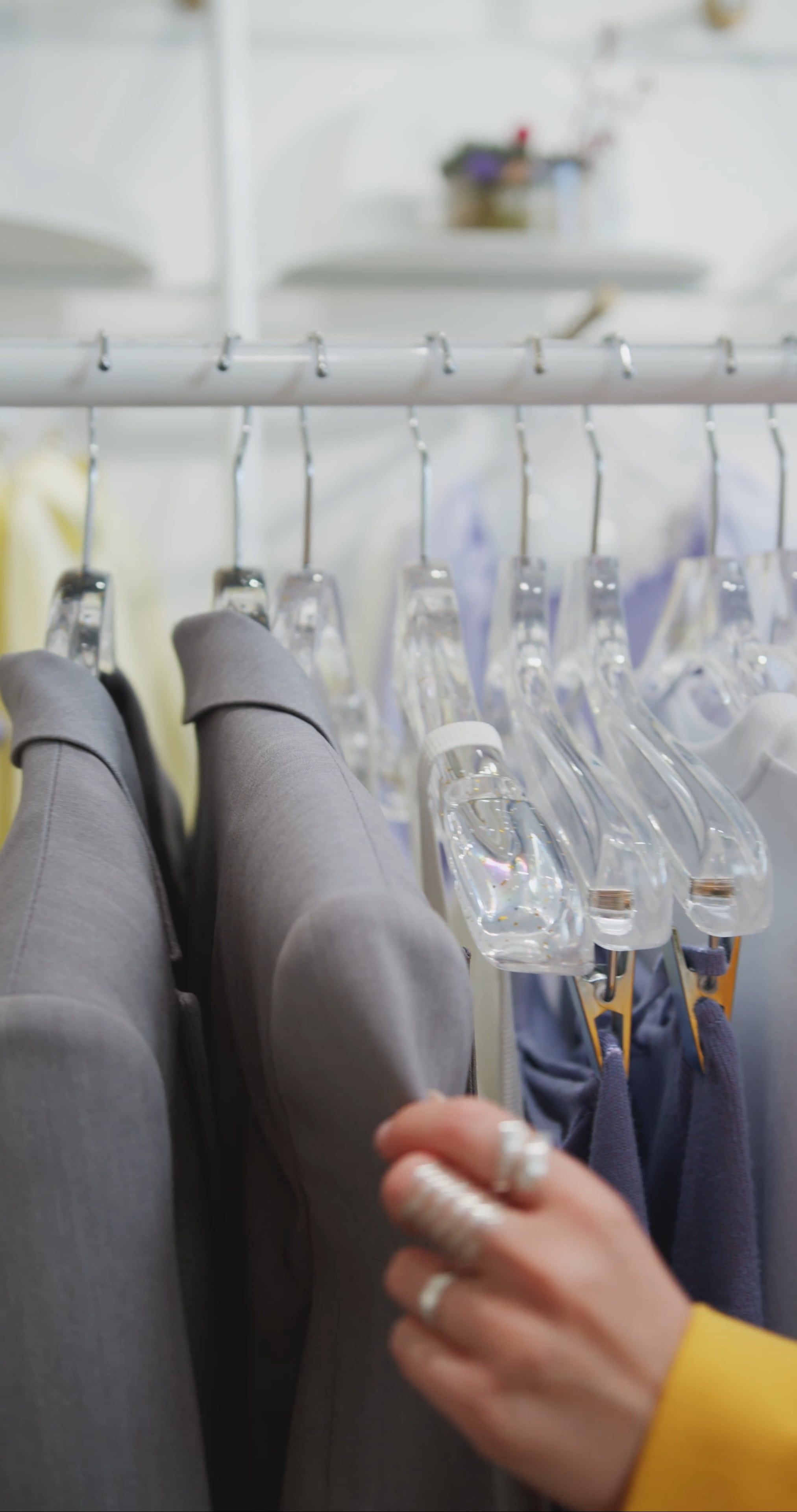 Person Holding Clothes · Free Stock Video