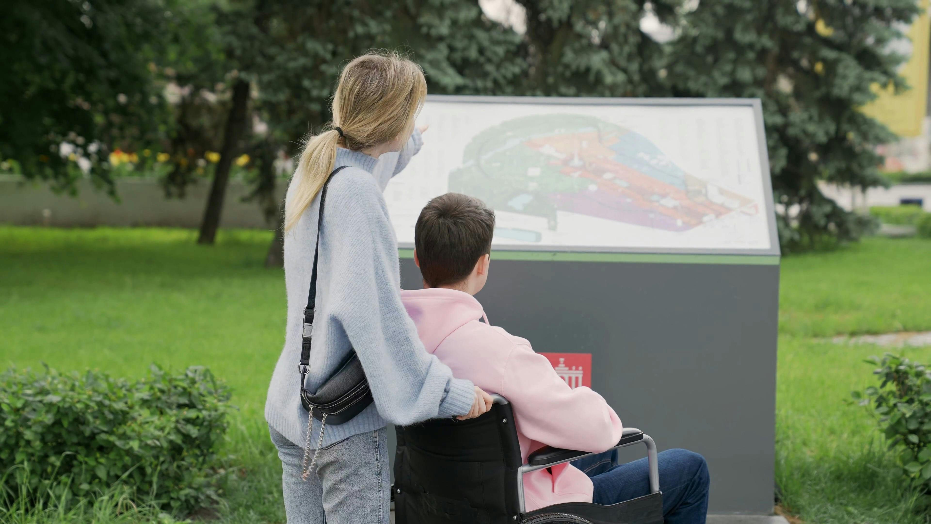 People Looking at a Map at the Park Free Stock Video Footage, Royalty ...