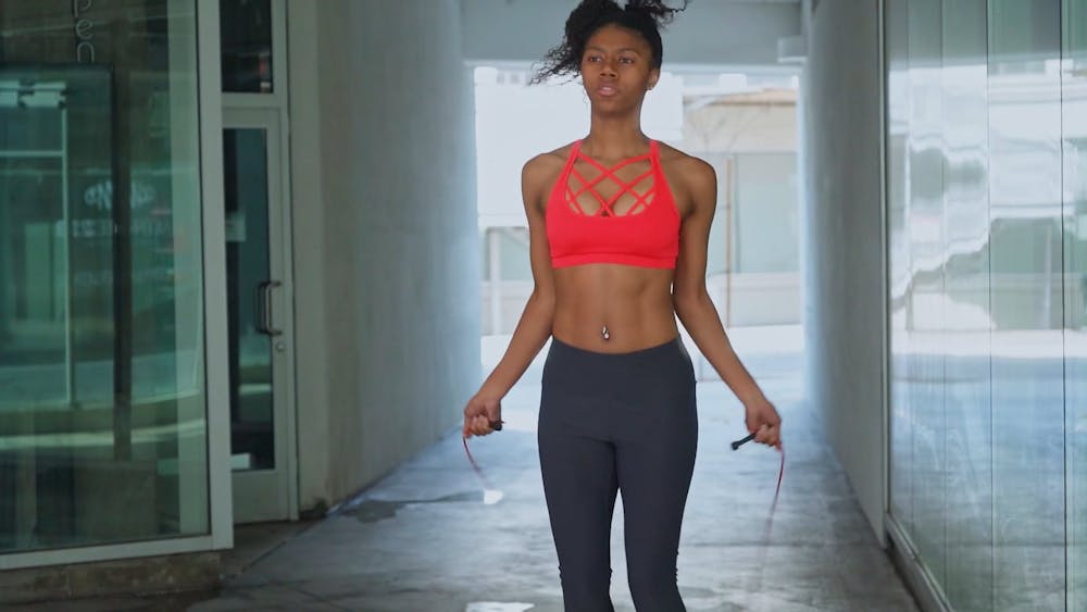 Man Using A Jump Rope · Free Stock Video