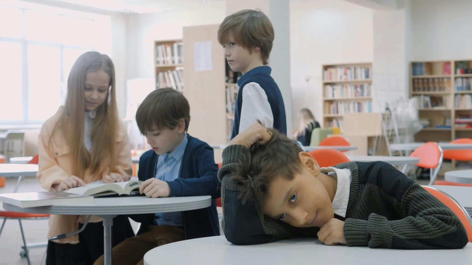 A Boy Feeling Isolated In School · Free Stock Video