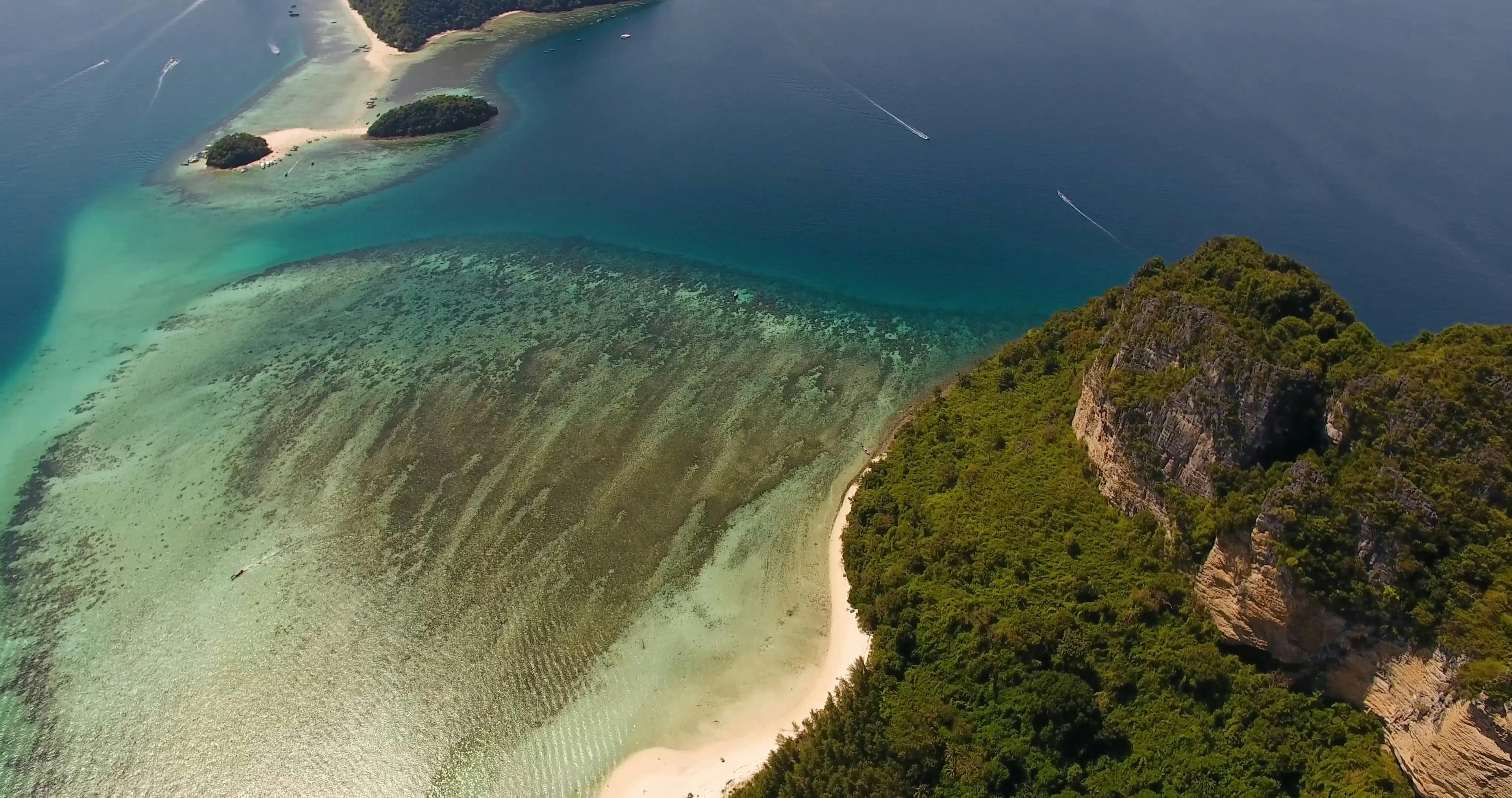A Drone Footage of Different Islands Free Stock Video Footage, Royalty ...