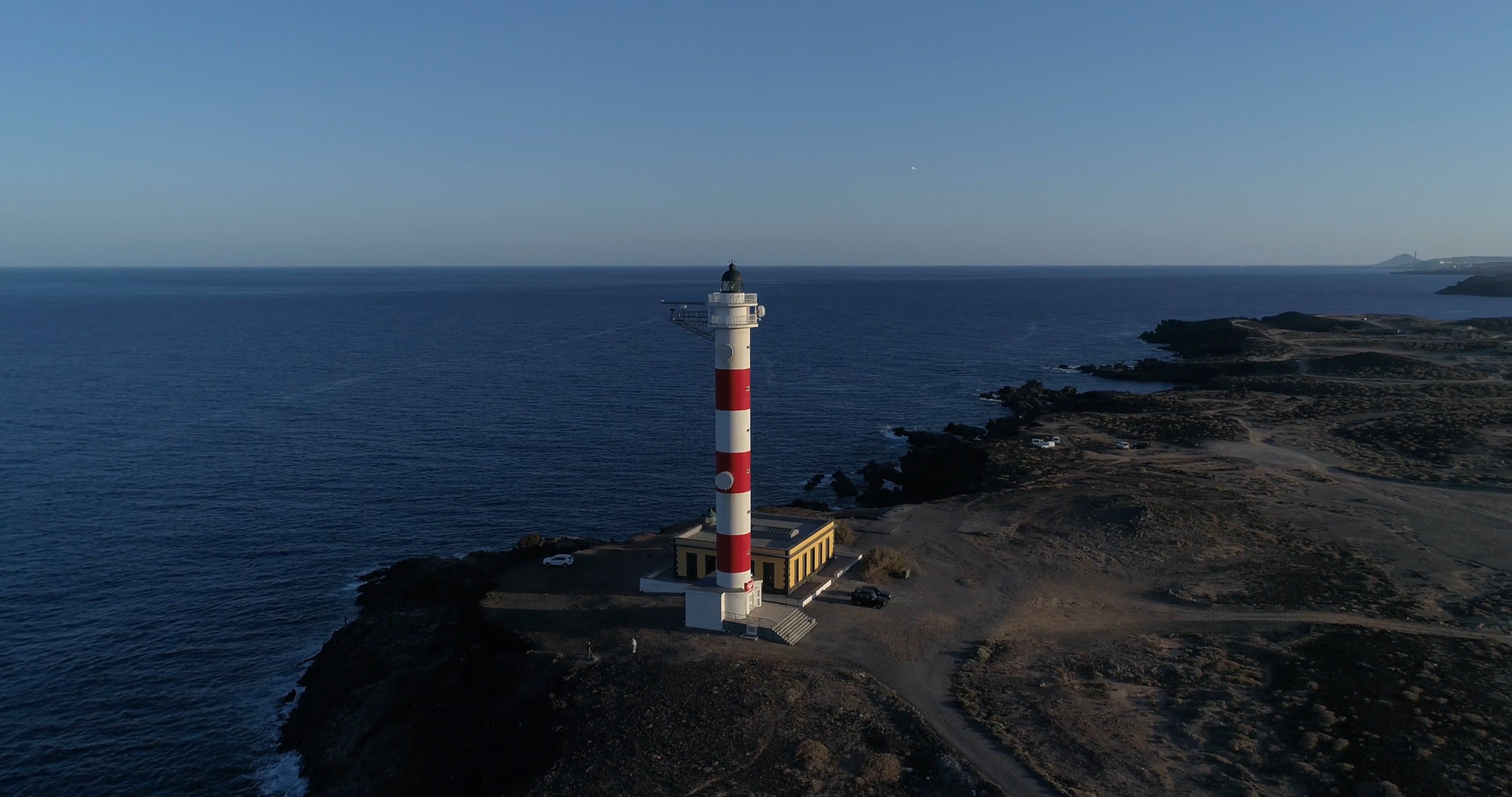 Drone Flying Around a Lighthouse · Free Stock Video