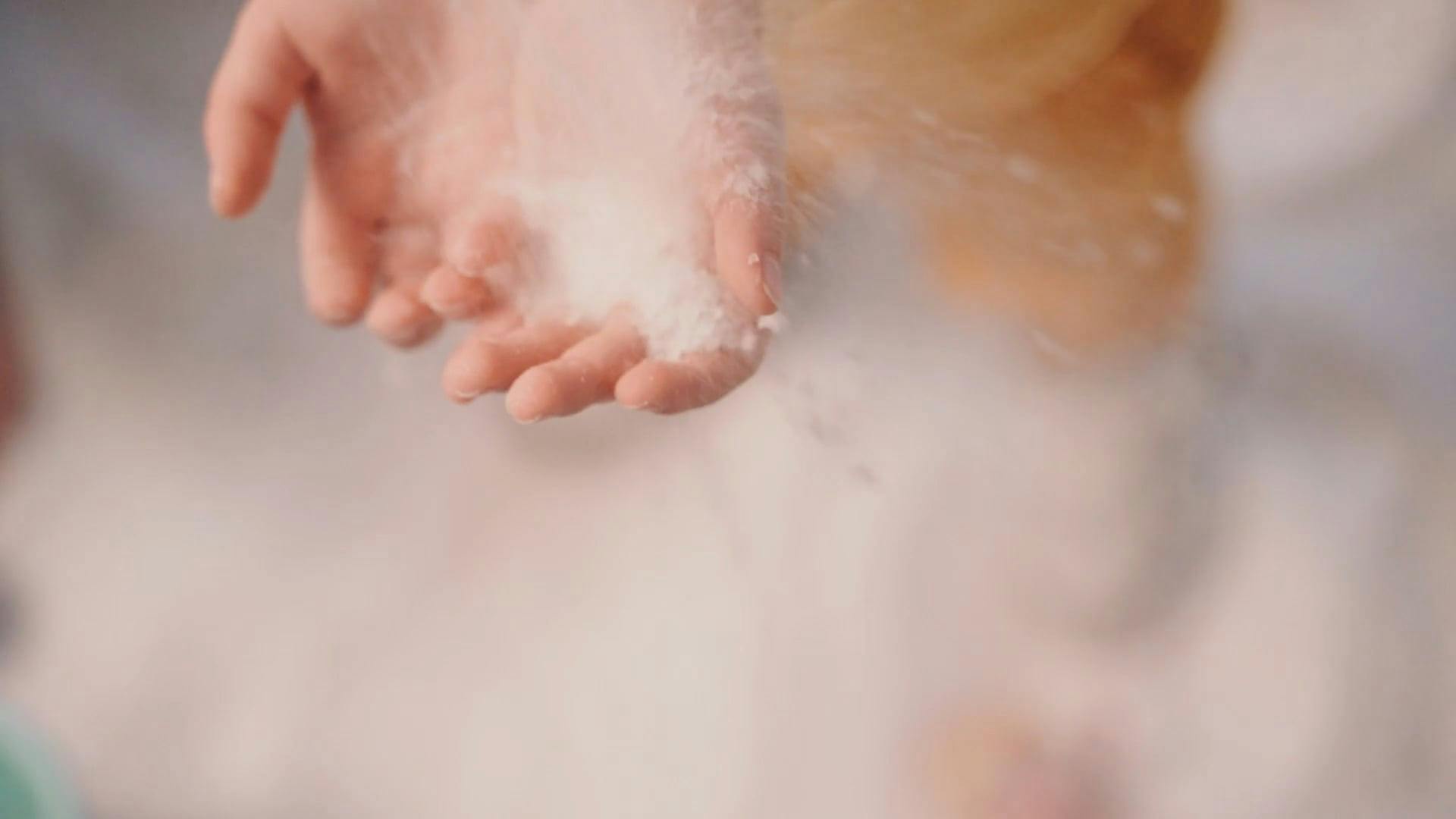 Pouring Salt into a Child's Hands Free Stock Video Footage, Royalty ...