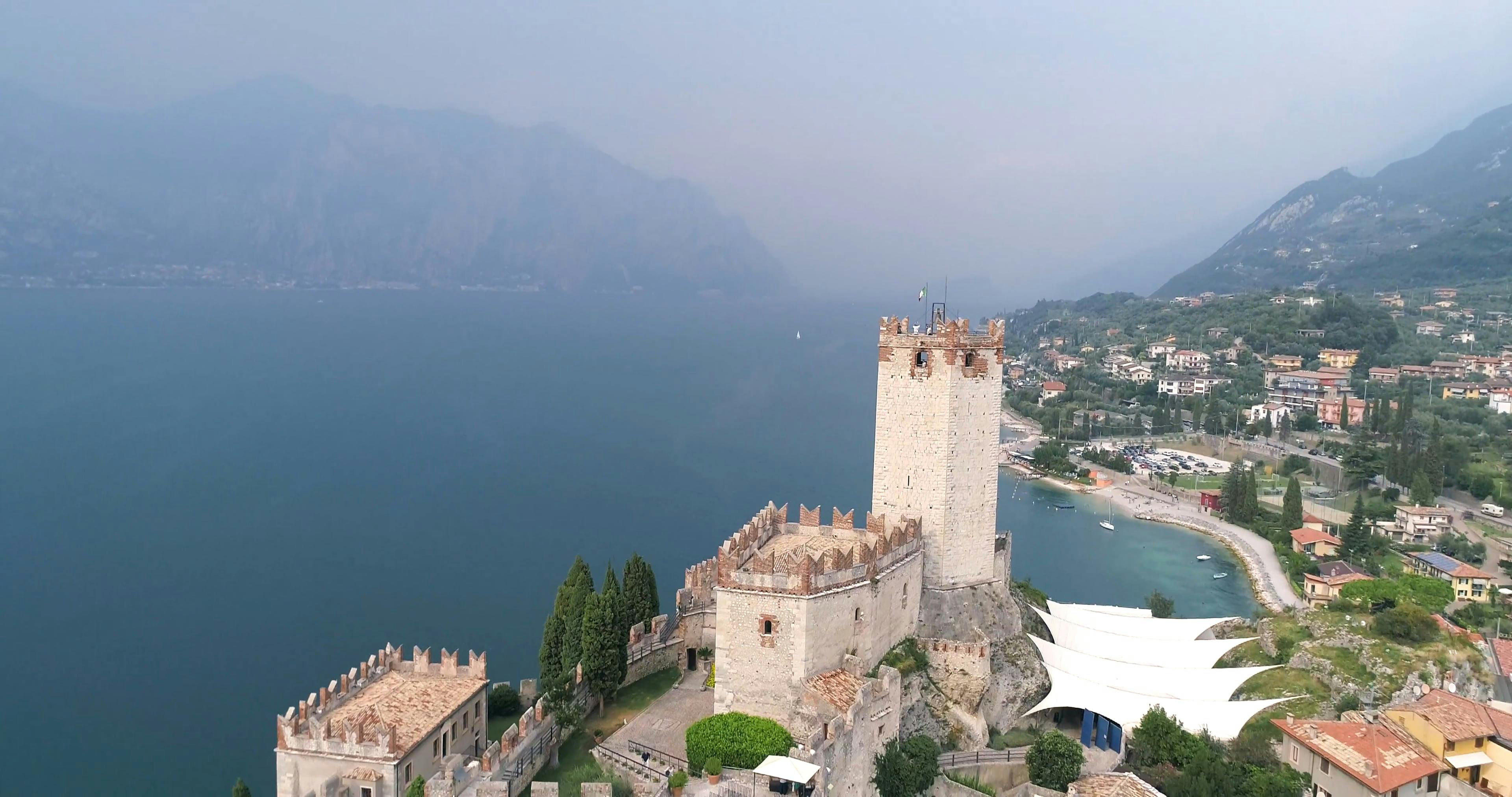 A Castle on a Cliff Free Stock Video Footage, Royalty-Free 4K & HD ...