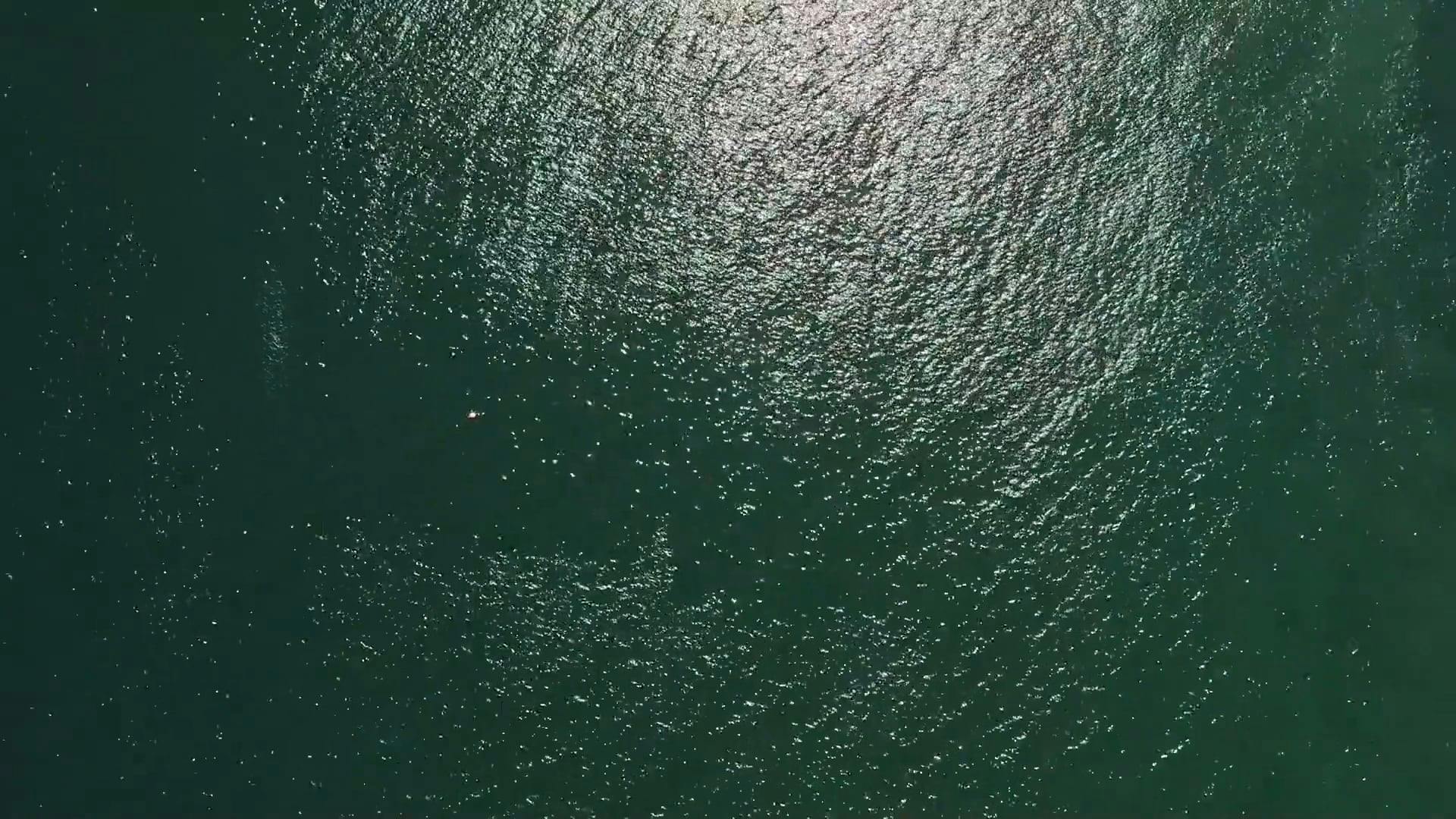 Top View Footage Of A Boat In The Middle Of The Sea · Free Stock Video