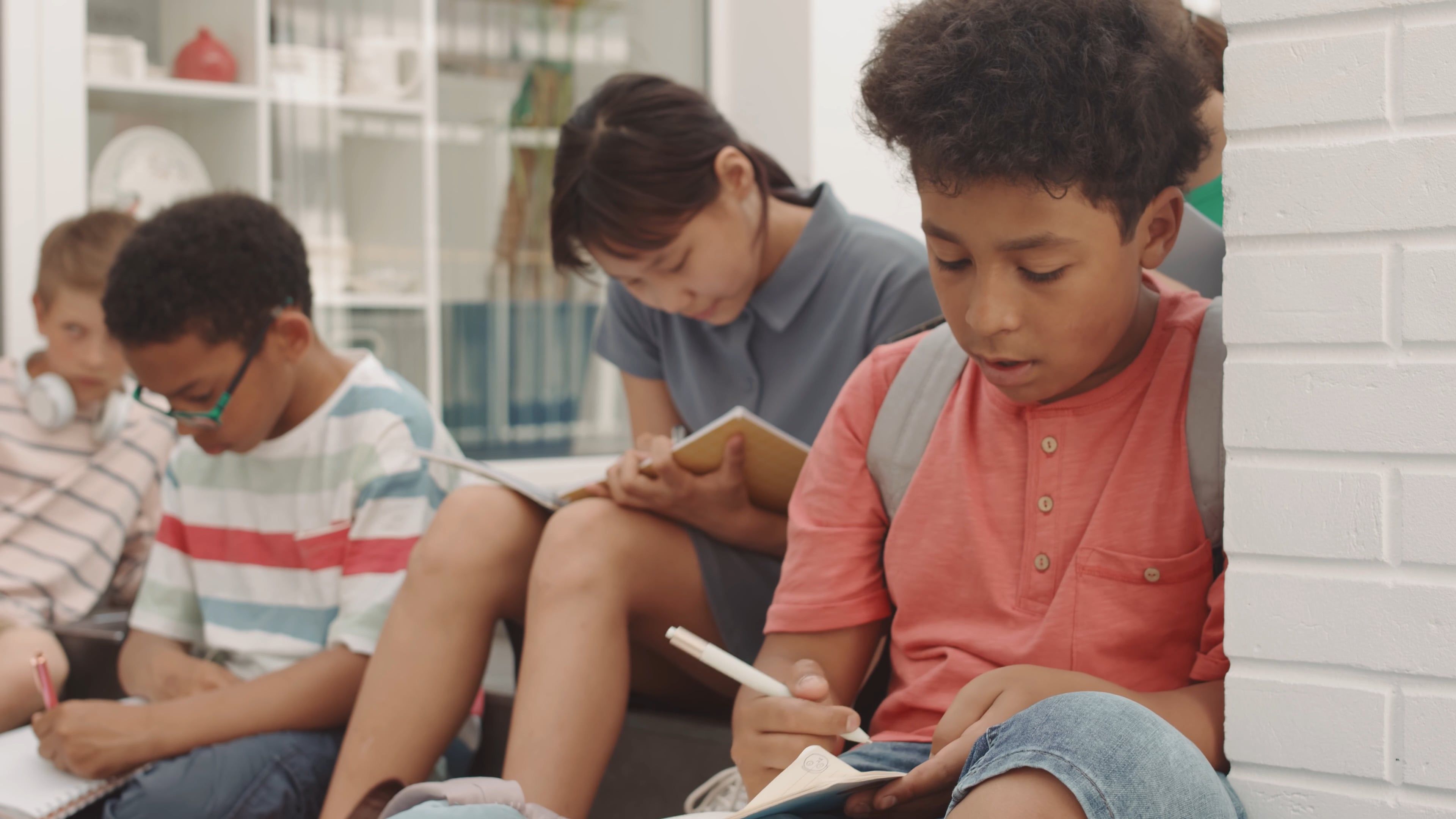 Children Studying Together Free Stock Video Footage, Royalty-Free 4K ...