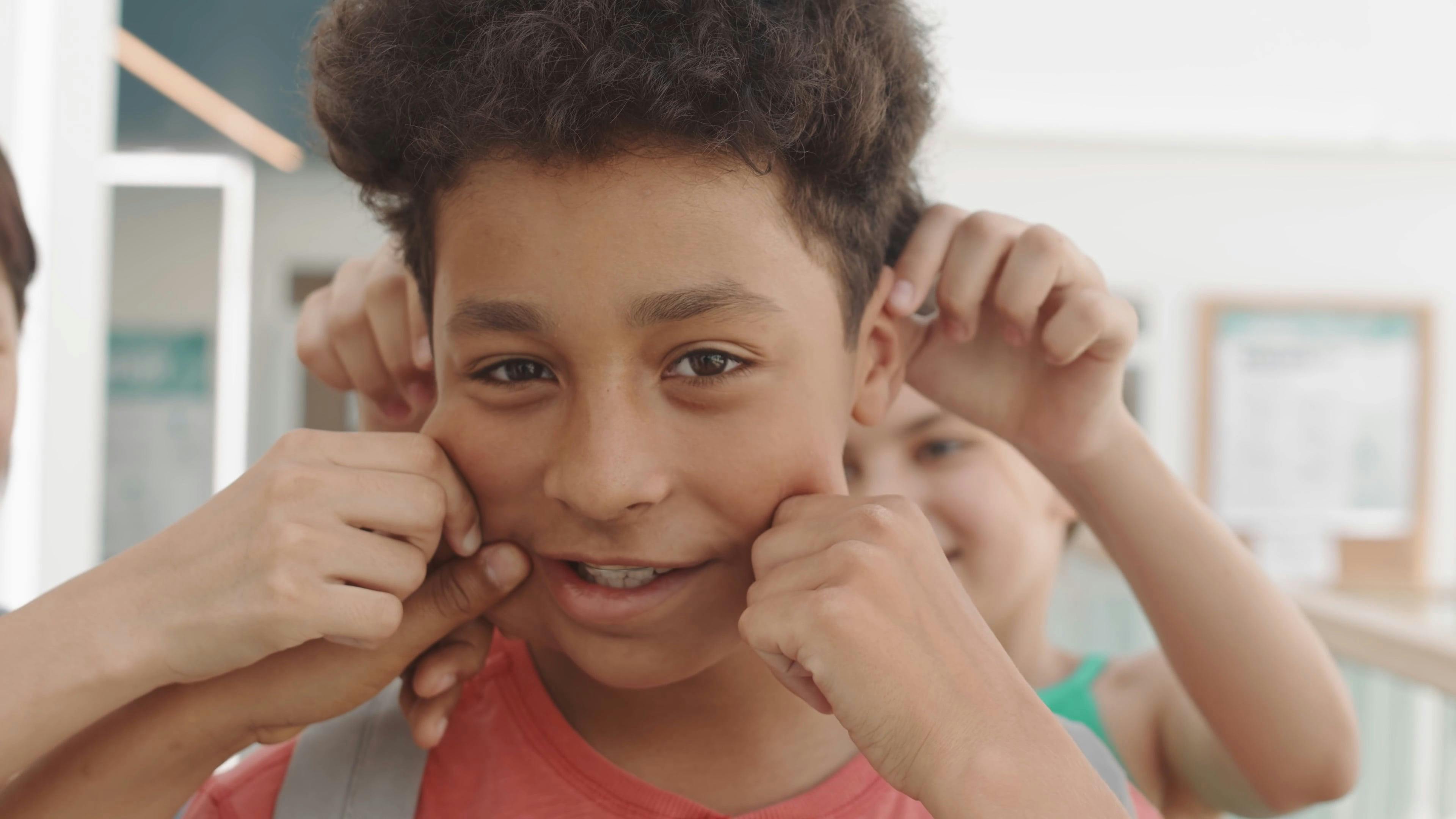 Kids Pinching a Boy's Face Free Stock Video Footage, Royalty-Free 4K ...