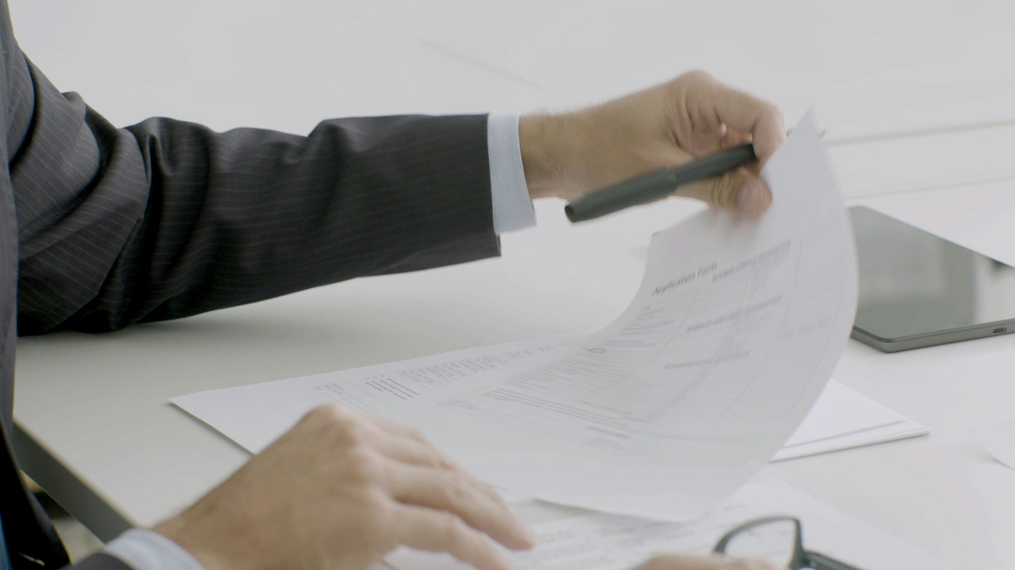 People Looking a Documents Free Stock Video Footage, Royalty-Free 4K ...