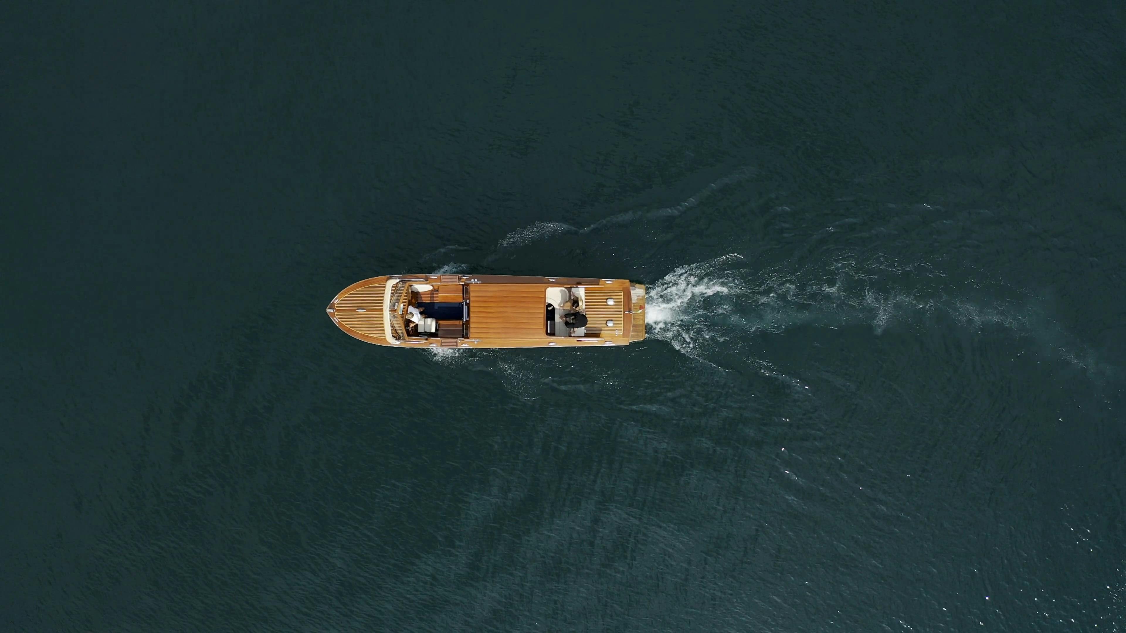 Drone Footage of a Yacht Sailing Free Stock Video Footage, Royalty-Free ...