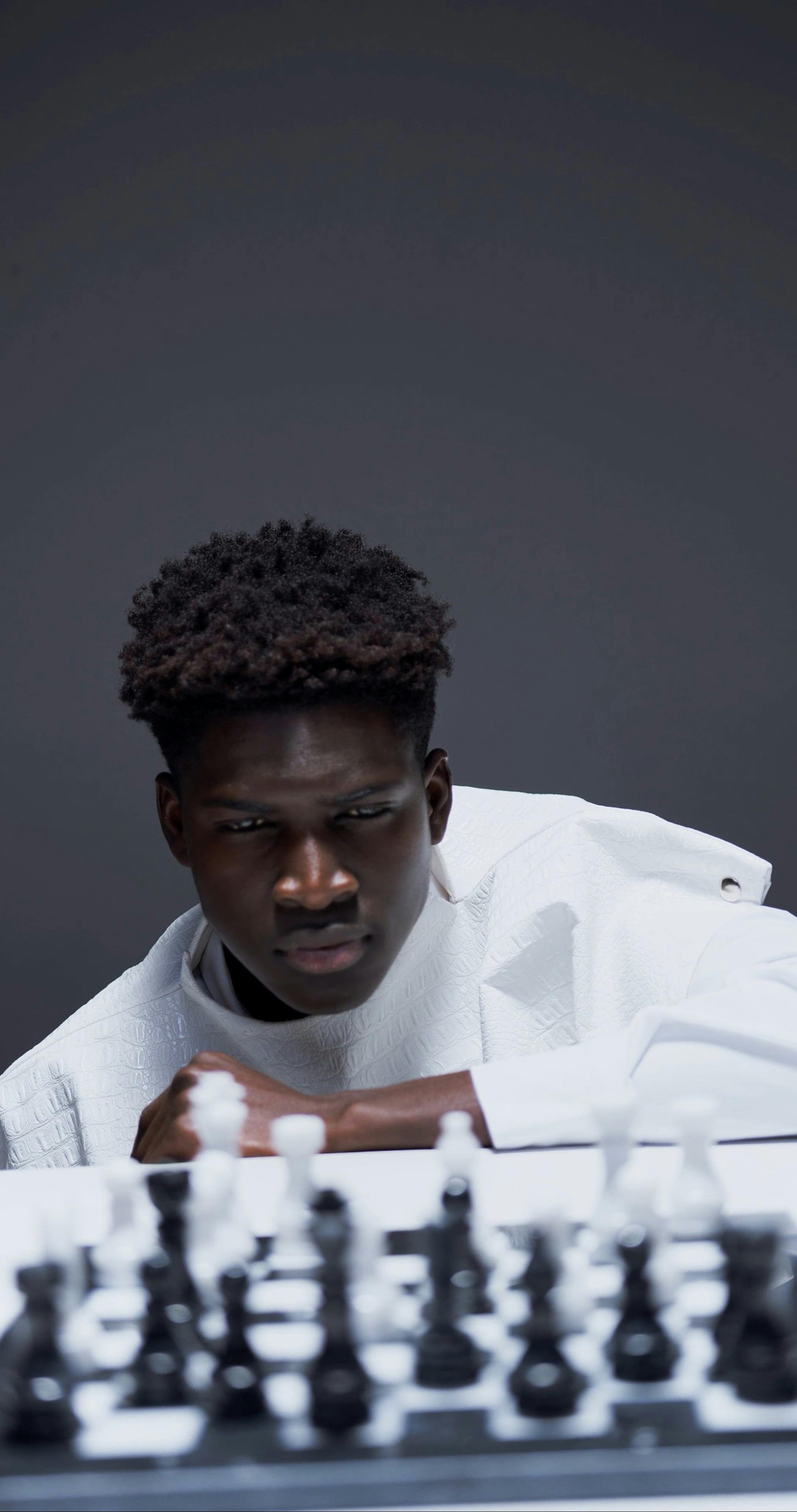 A Serious Man Playing Chess · Free Stock Video