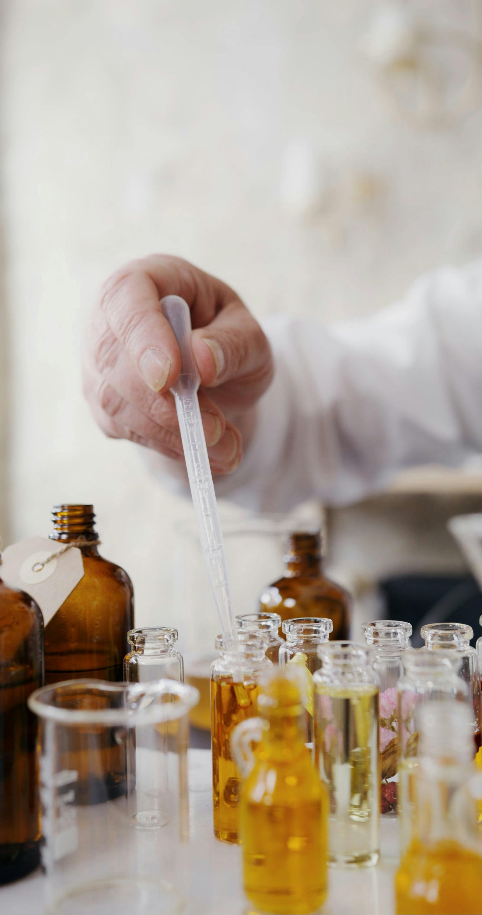 A Person Mixing Liquid in a Beaker Free Stock Video Footage, Royalty ...