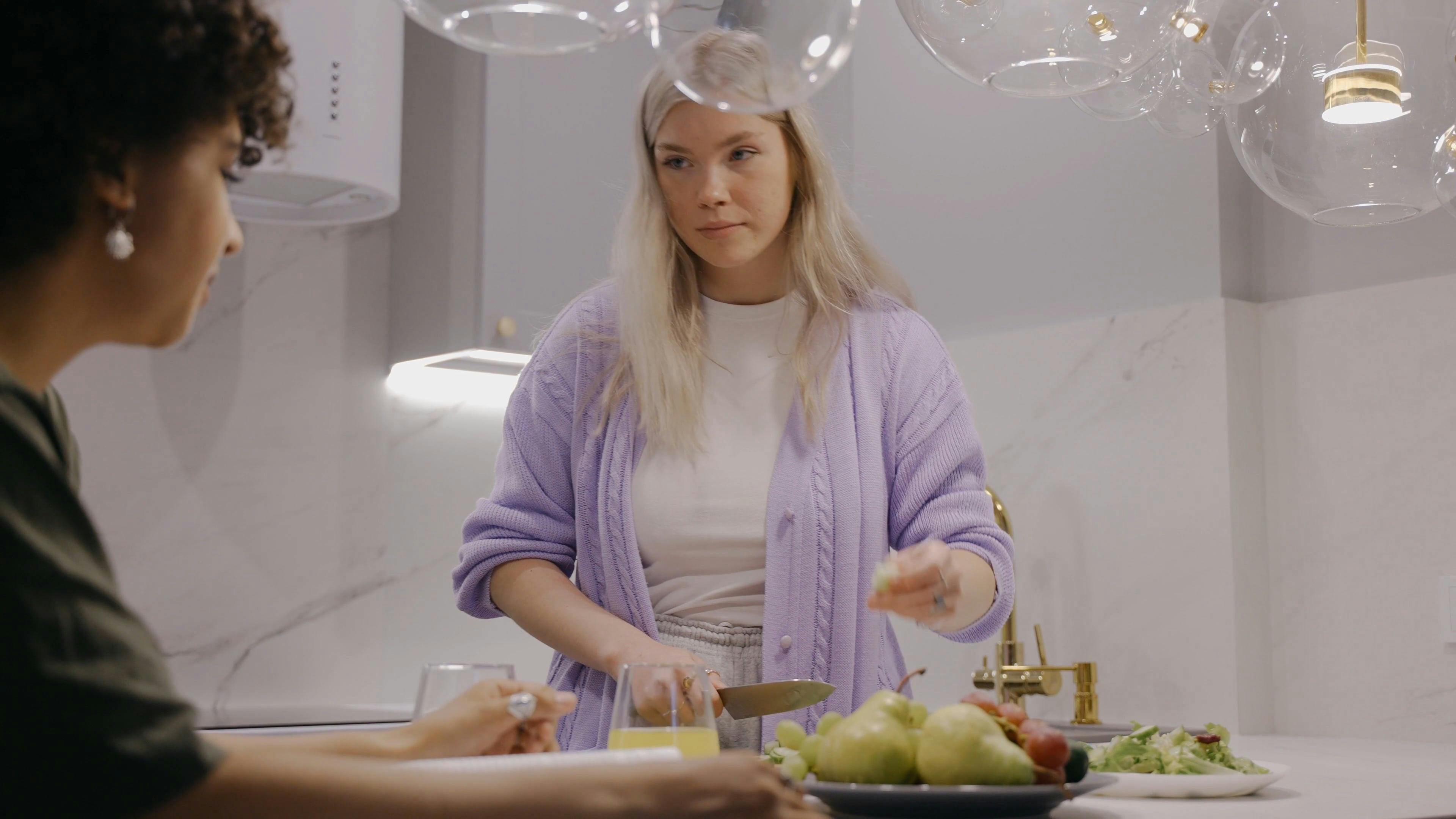 Woman Feeding Another Woman Free Stock Video Footage, Royalty-Free 4K ...