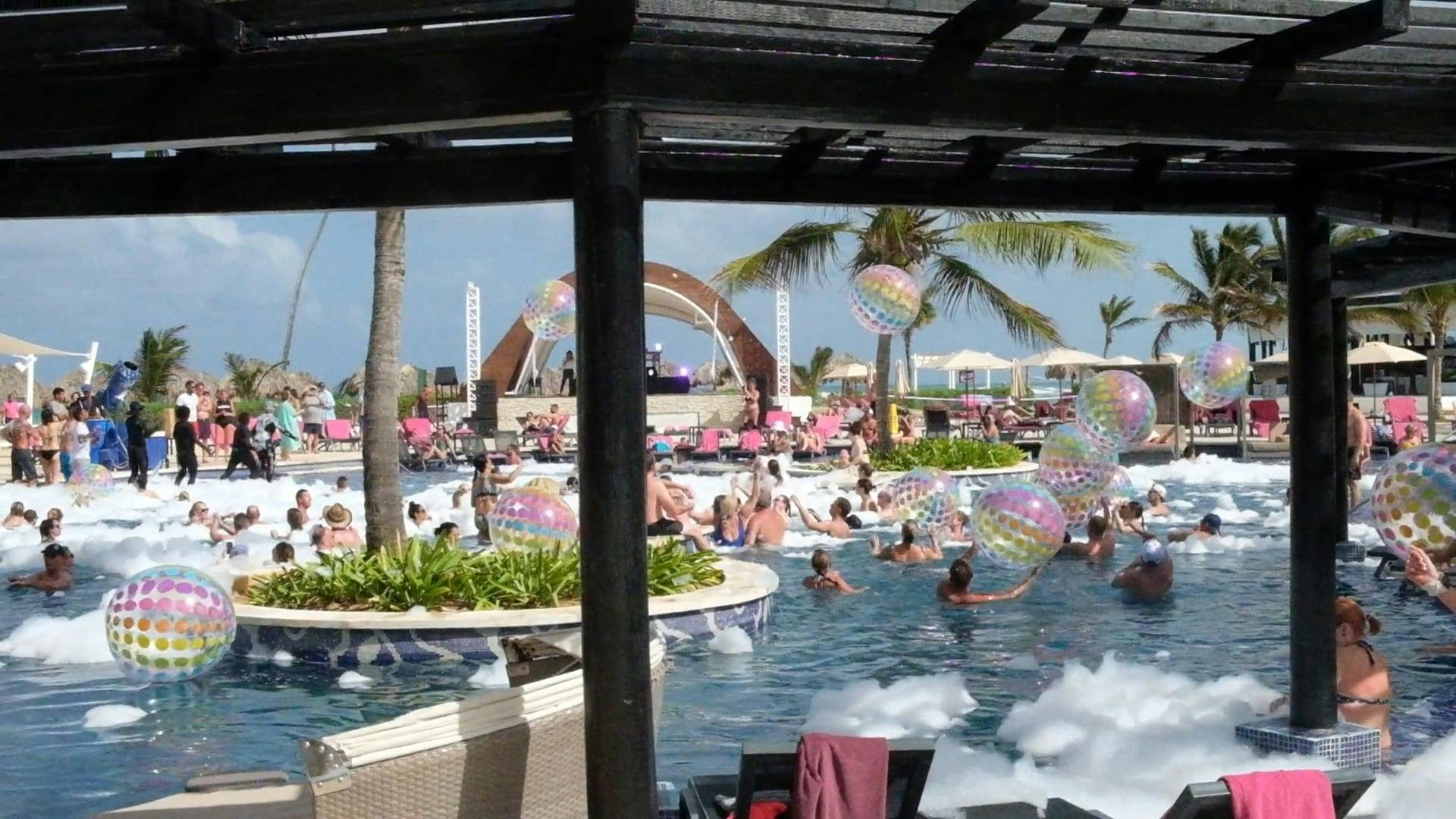 Group of People at Pool Party Free Stock Video Footage, Royalty-Free 4K ...