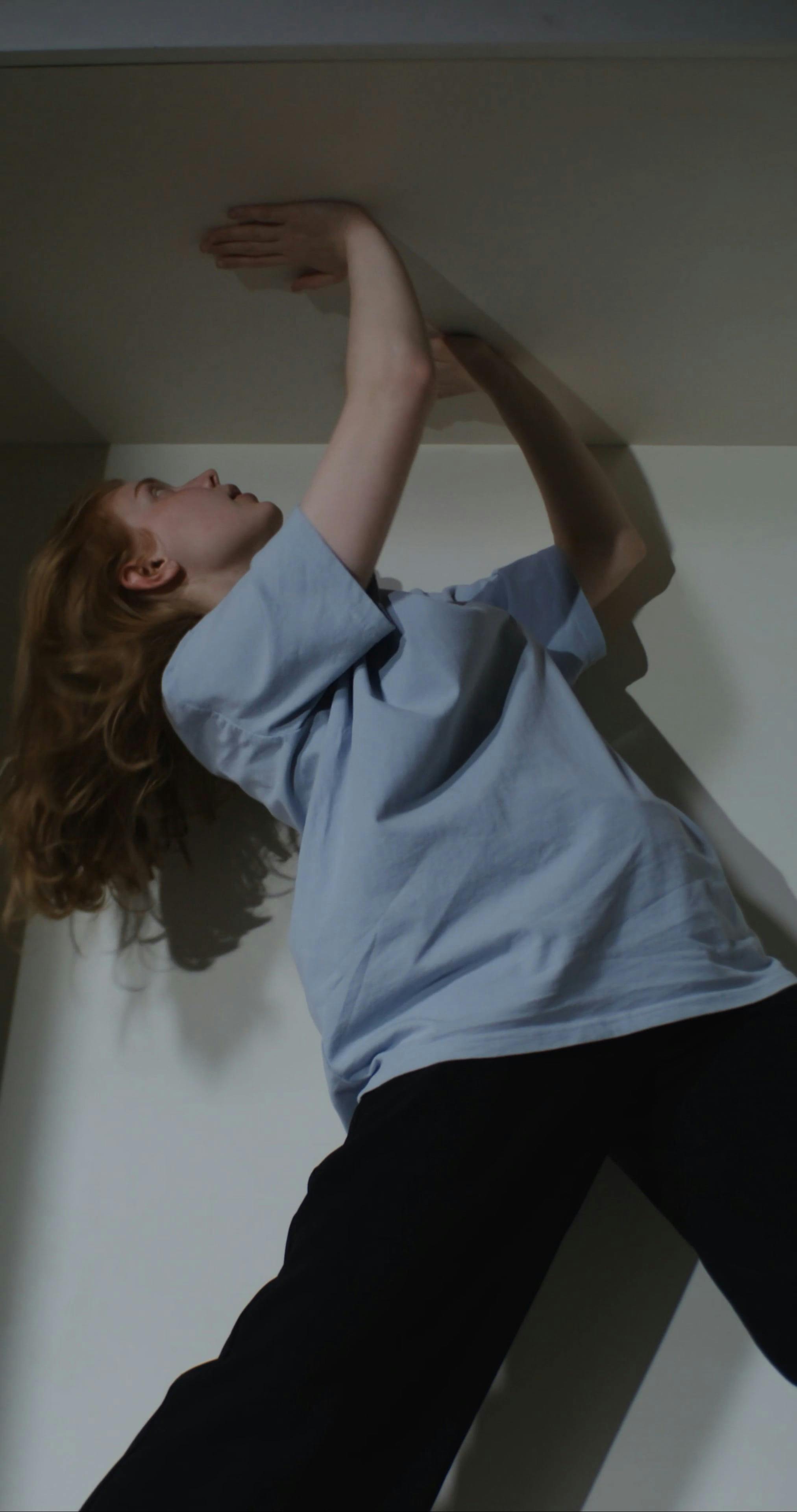 Scared Woman Trapped In A Closet · Free Stock Video