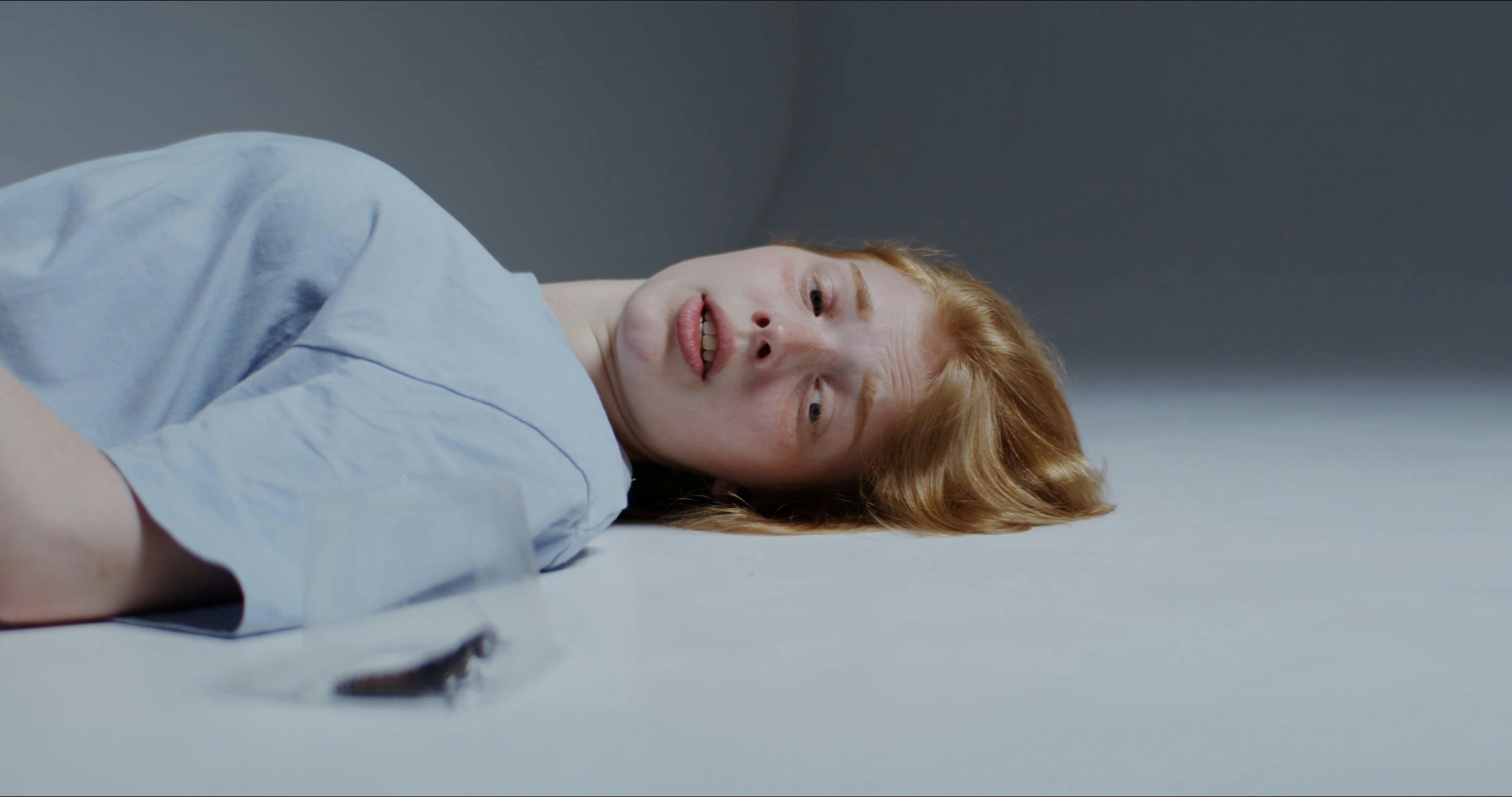 Woman With Fear Of Crawling Insects Free Stock Video Footage, Royalty ...