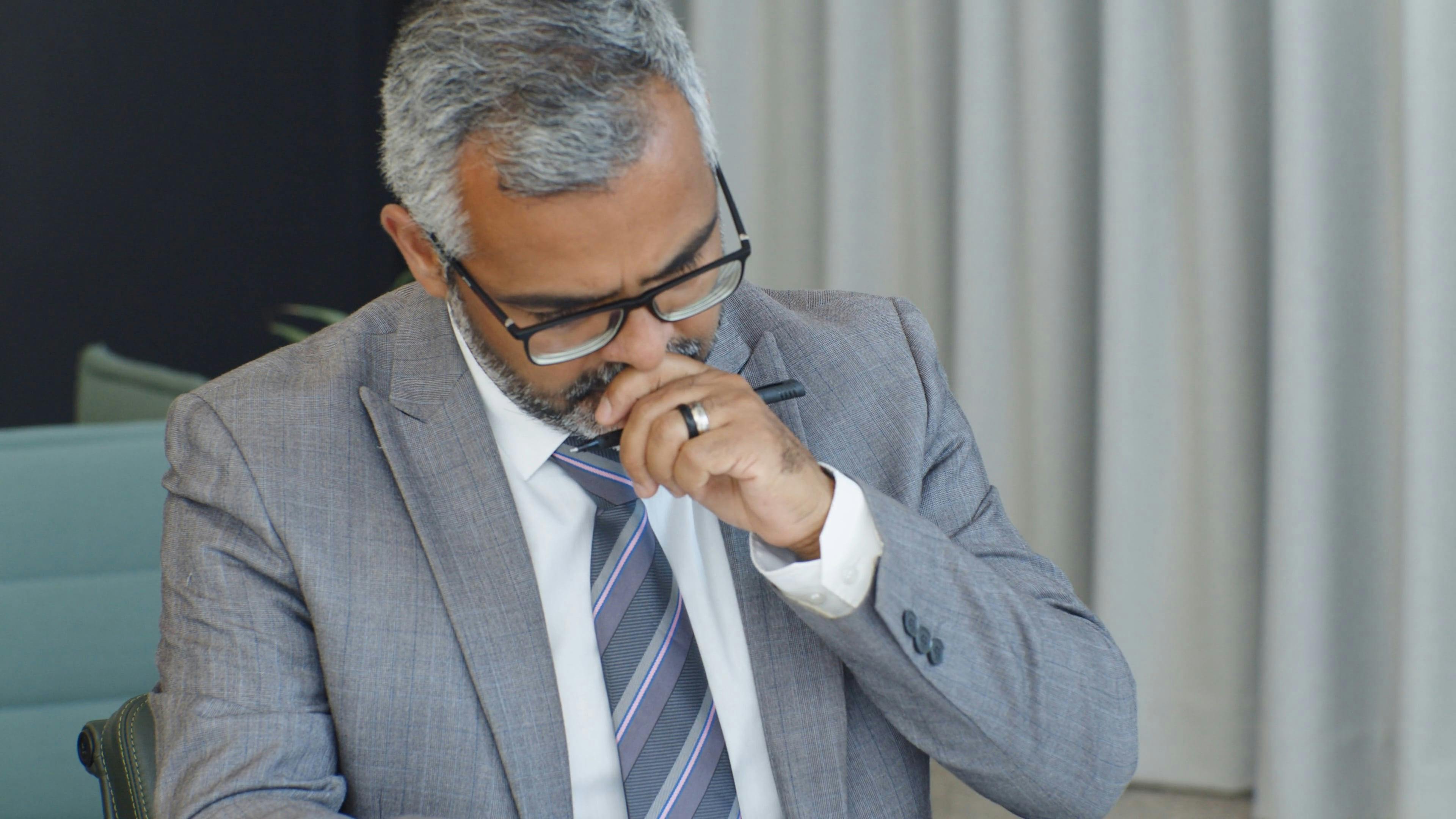 Man Working Inside a Office · Free Stock Video