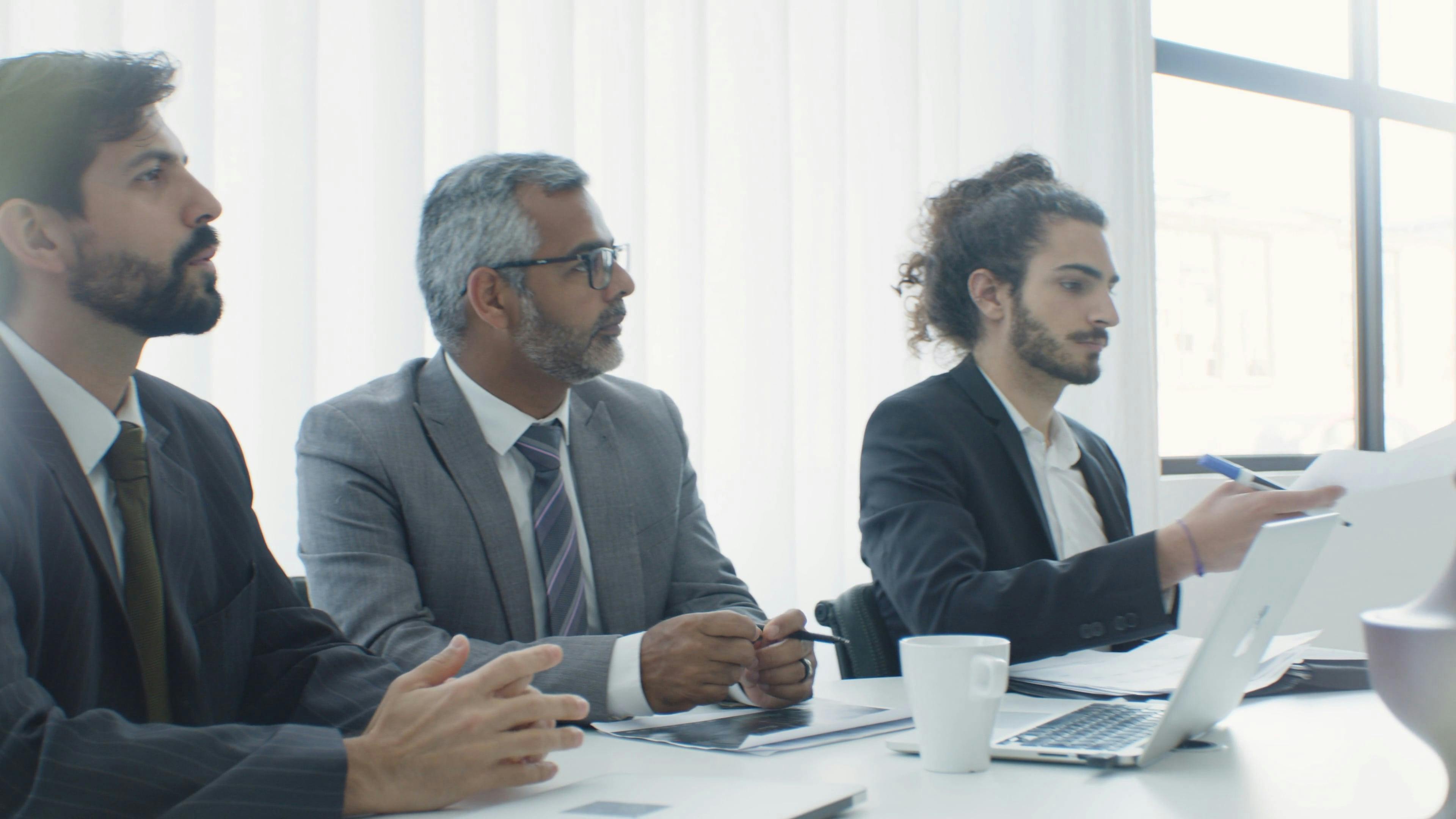 Woman Handing Out Documents Free Stock Video Footage, Royalty-Free 4K ...