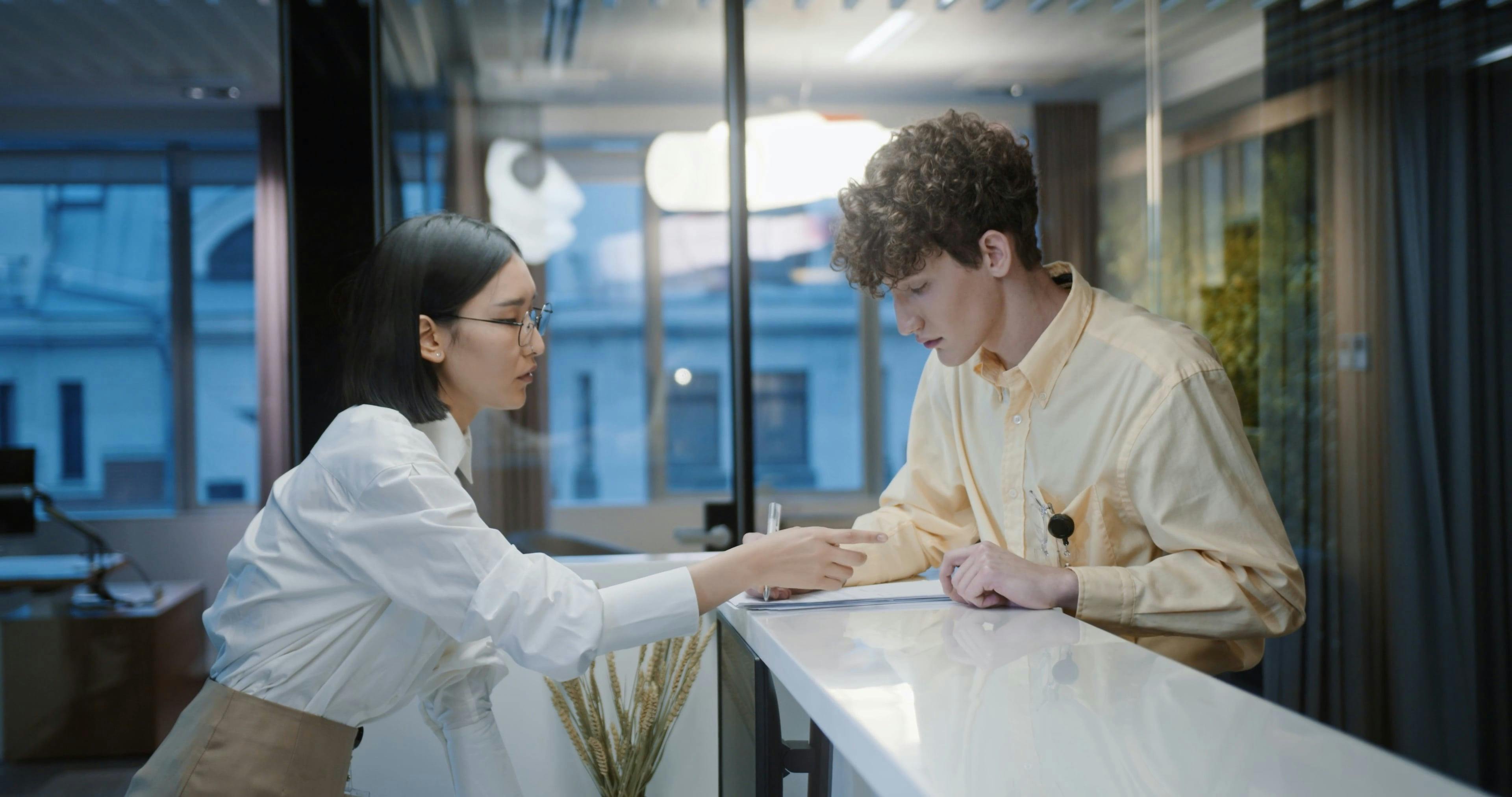 Man Signing On a Document Free Stock Video Footage, Royalty-Free 4K ...