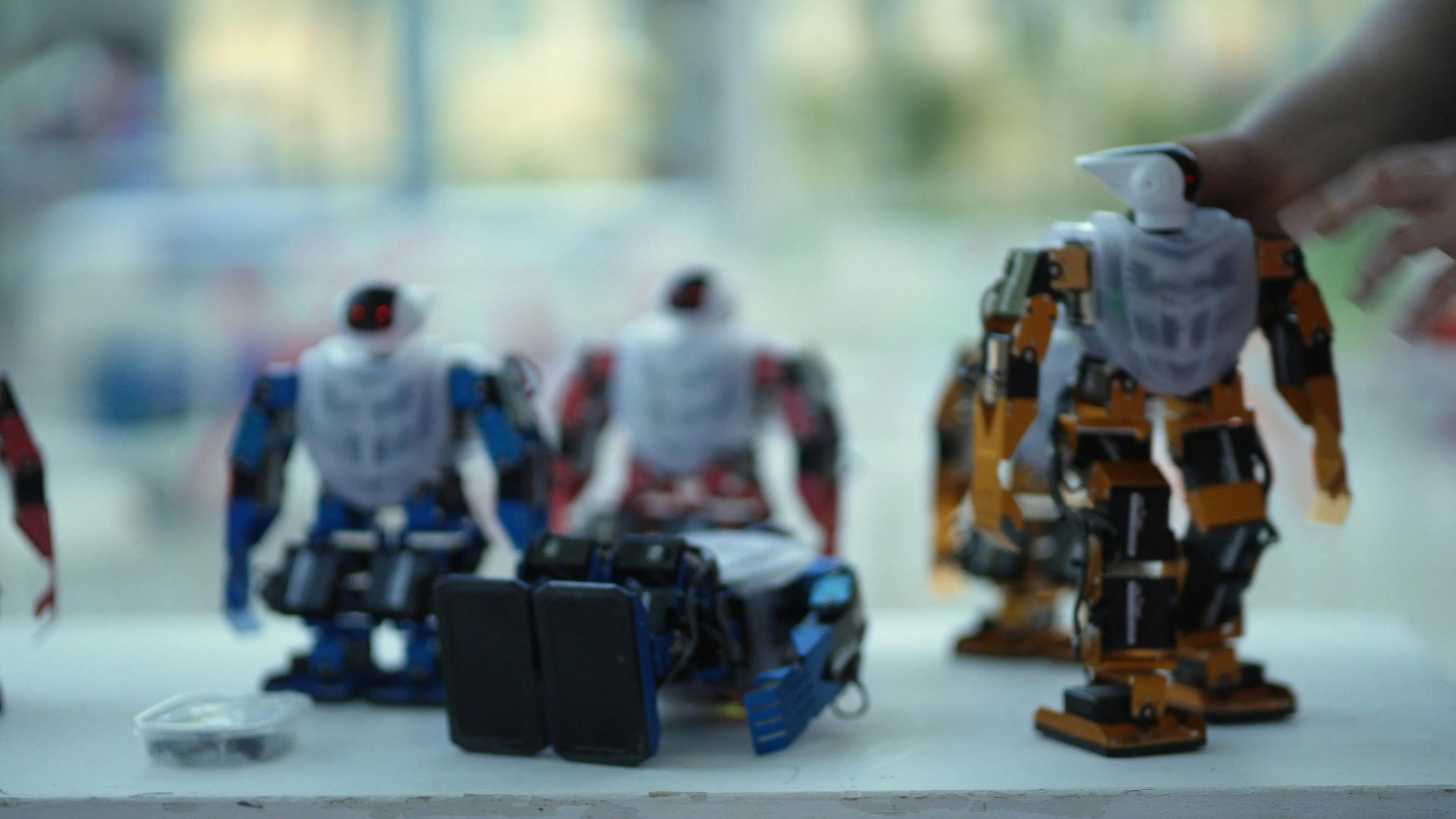 Close Up Video of Bots Doing Robotic Movements · Free Stock Video