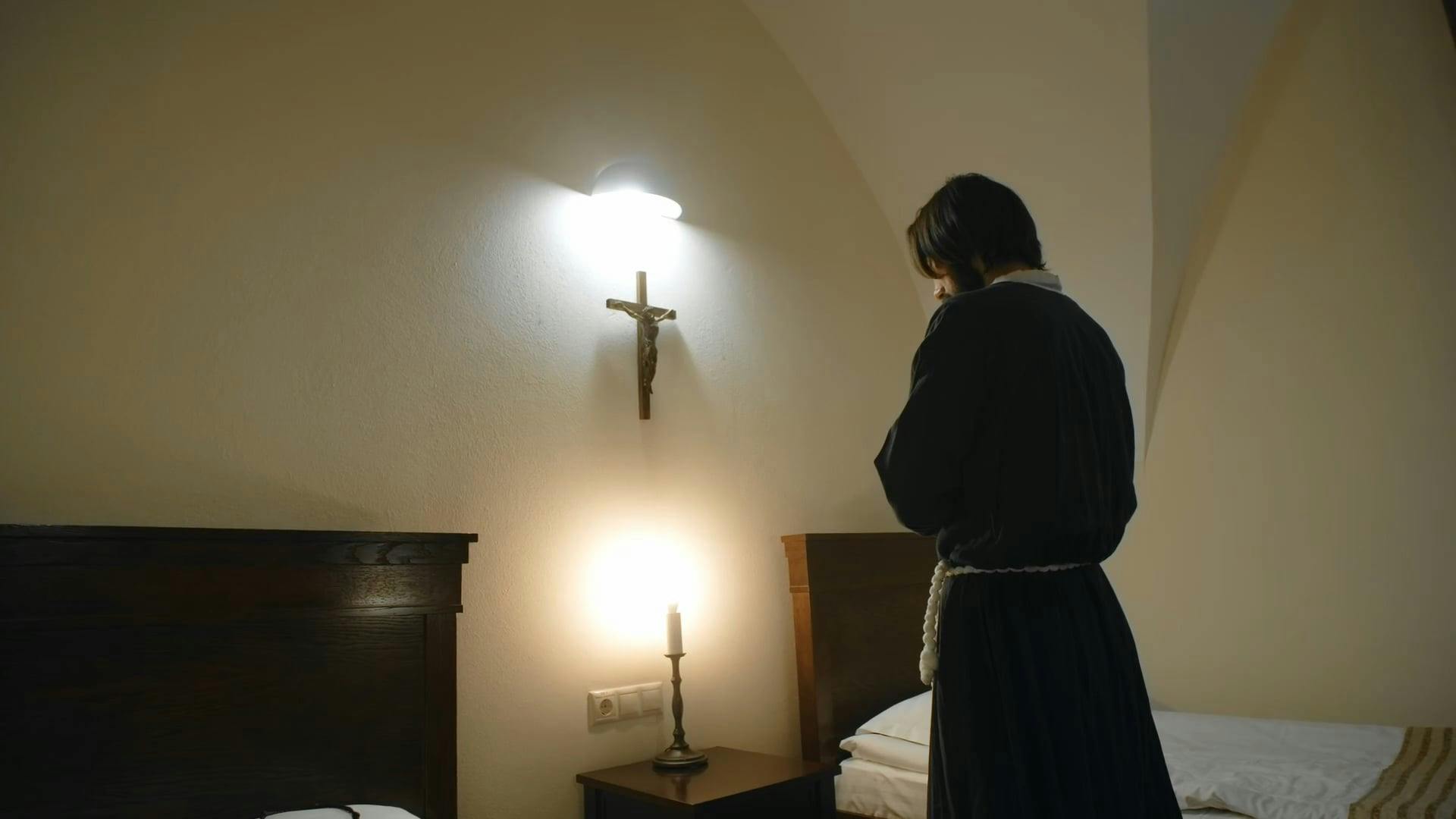 Video of a Priest Praying in Bedroom Free Stock Video Footage, Royalty ...
