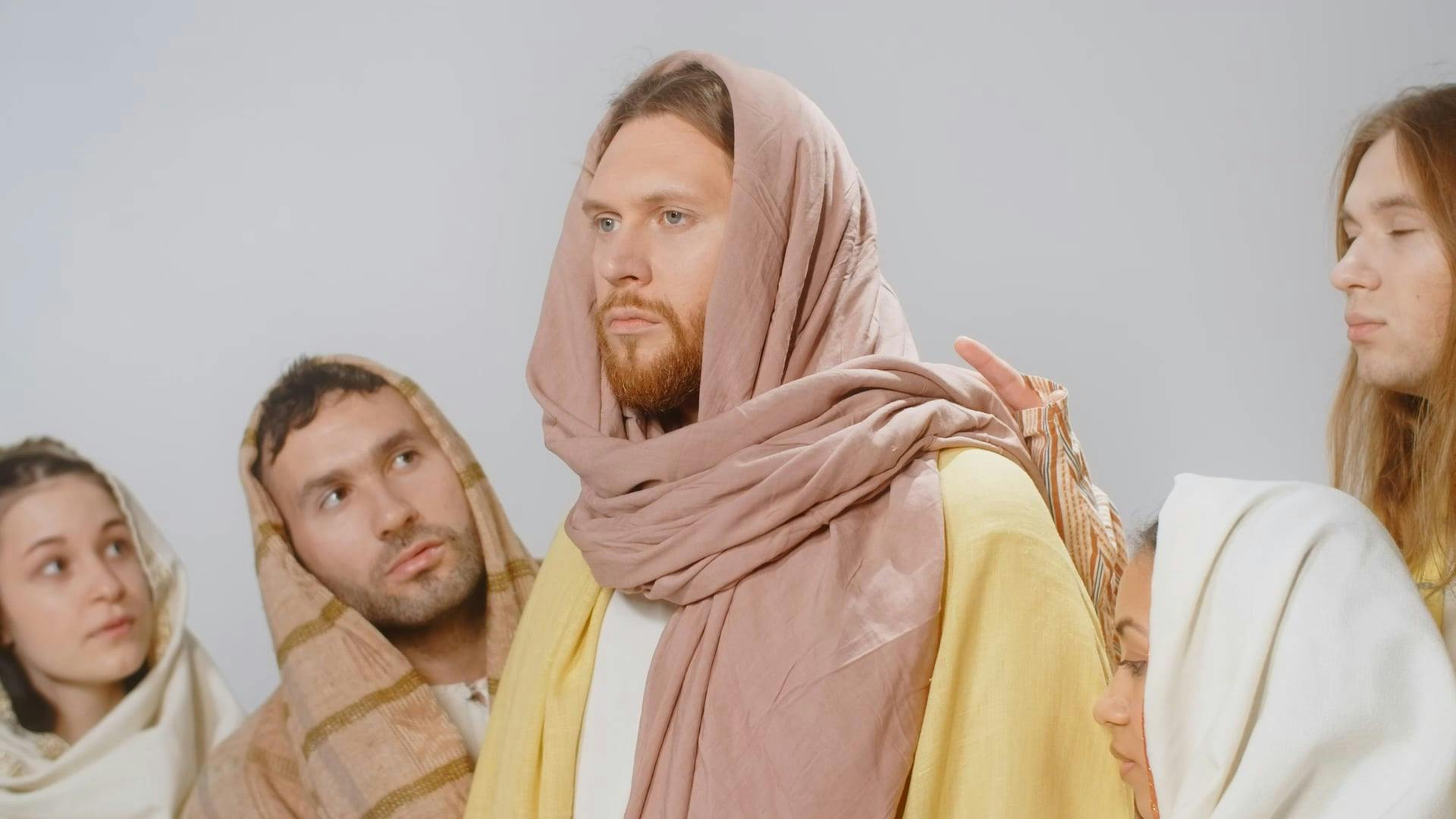 People Looking at the Man Acting Like Jesus Christ Free Stock Video ...