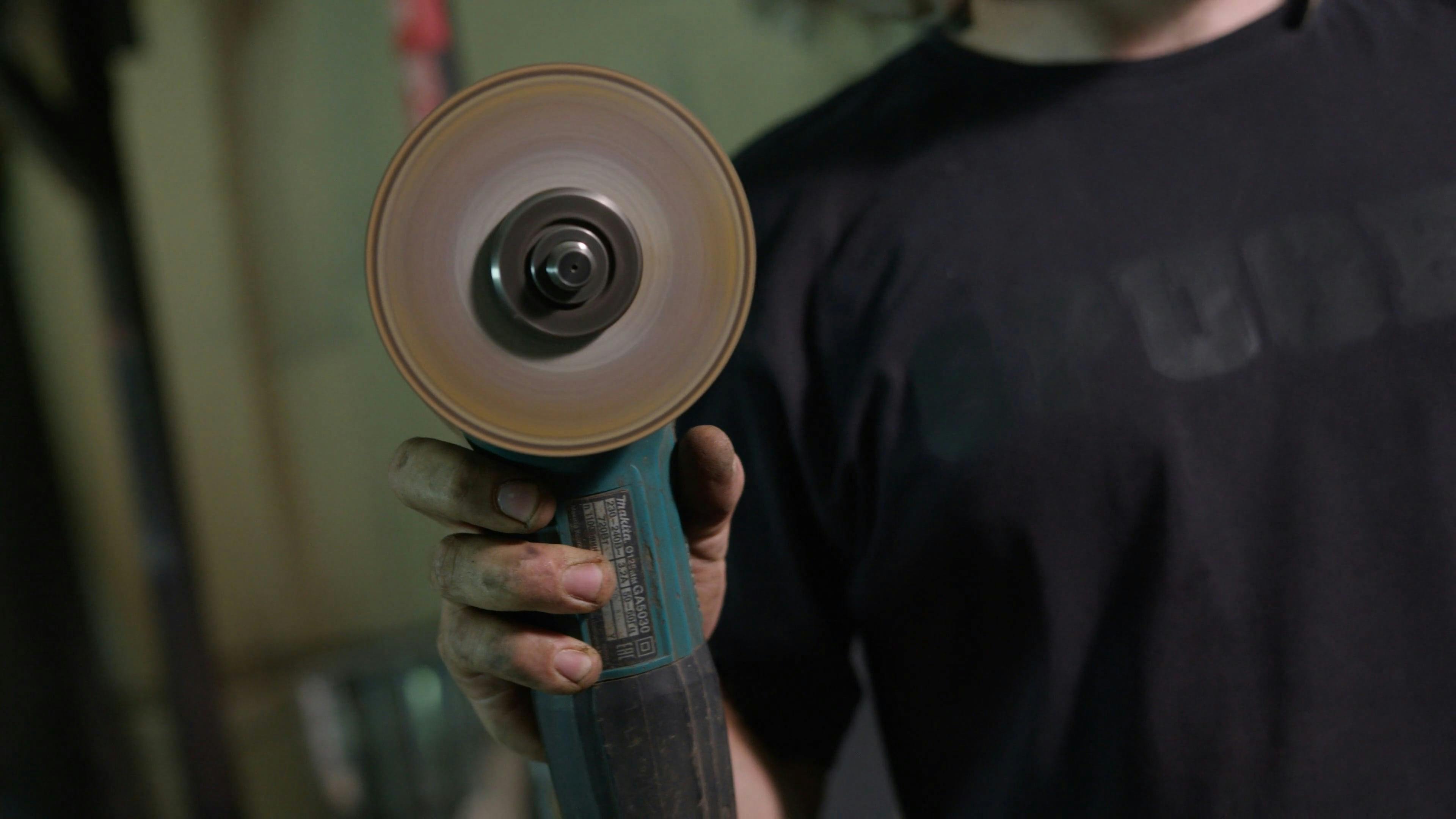 Person Holding Angle Grinder Free Stock Video Footage, Royalty-Free 4K ...